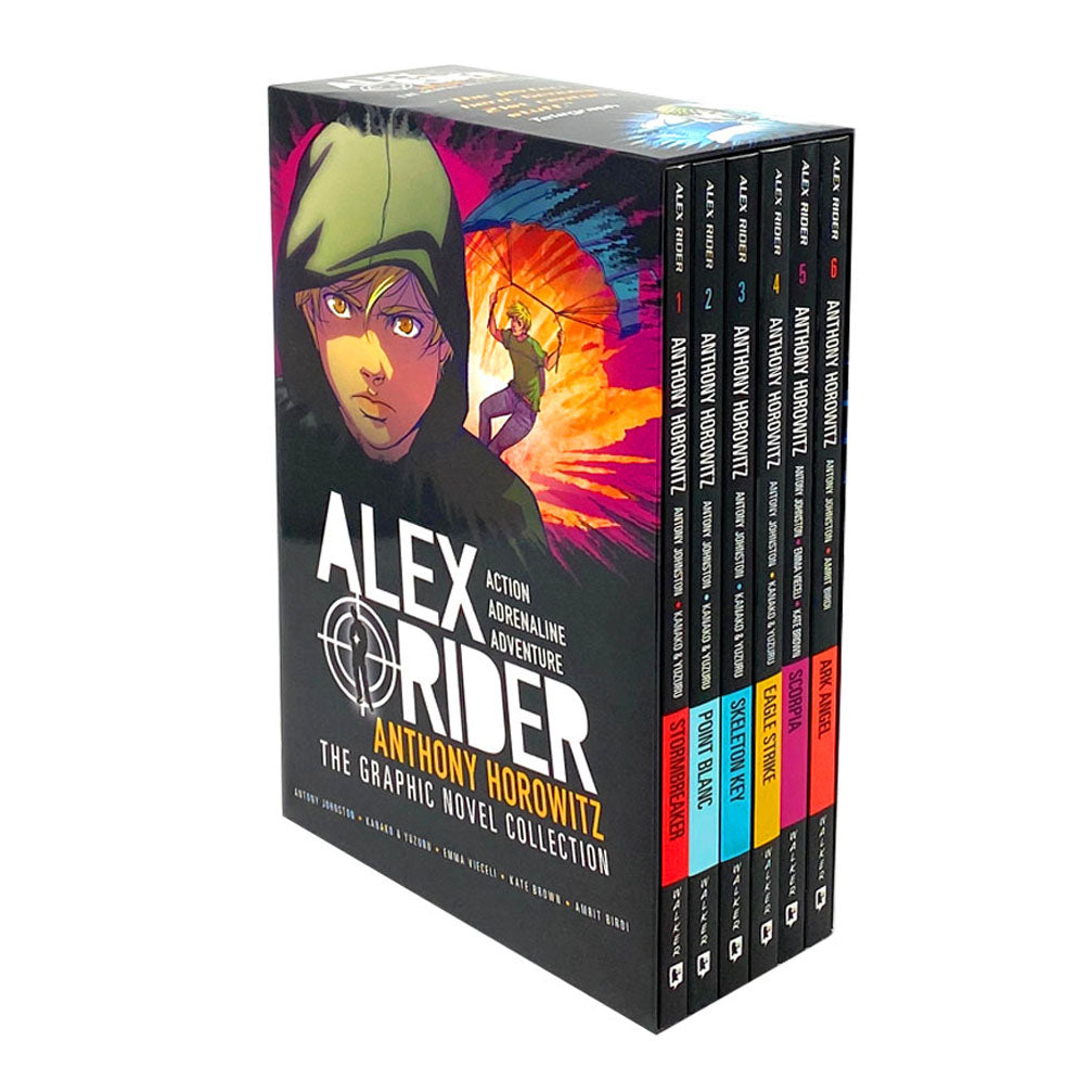 Alex Rider Graphic Novel 6 Book Set for Children by Anthony Johnston ...