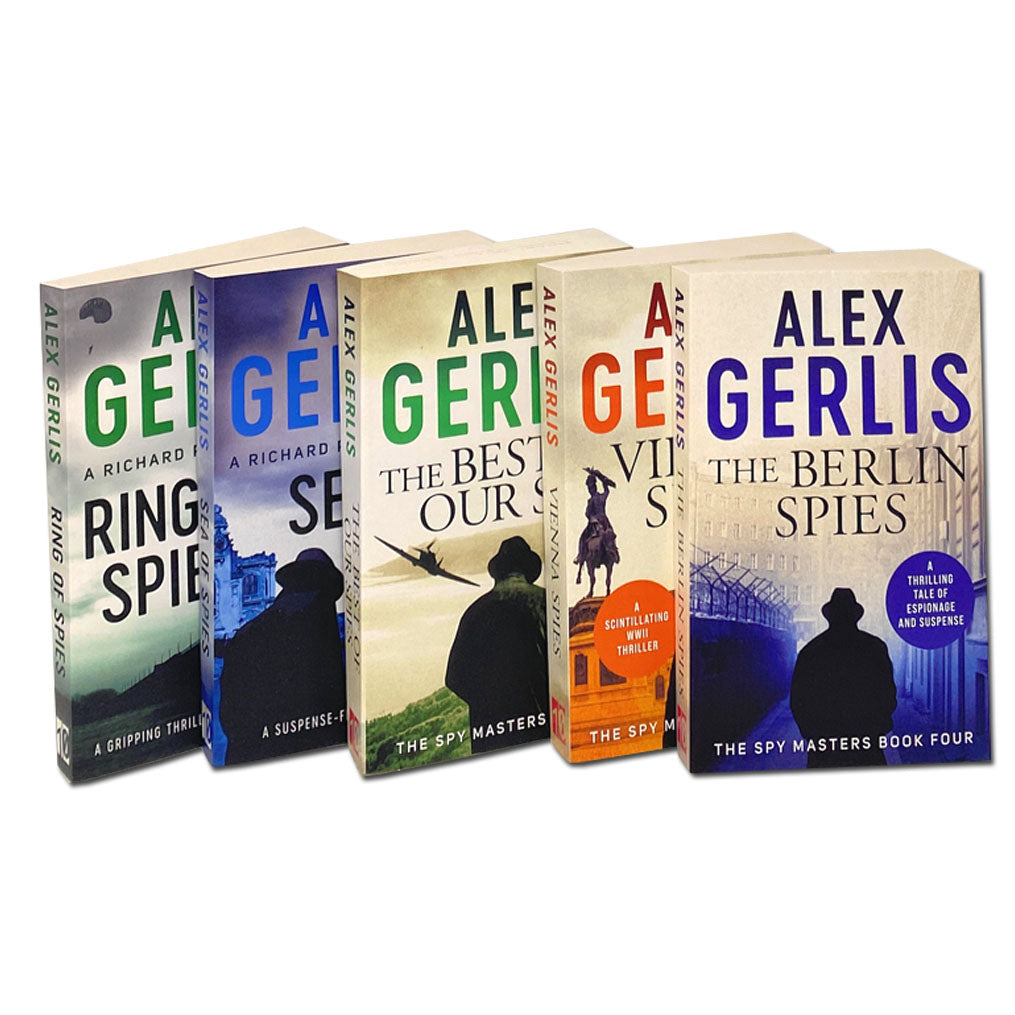 Alex Gerlis Spy Masters Series 5 Books Collection Set – Lowplex