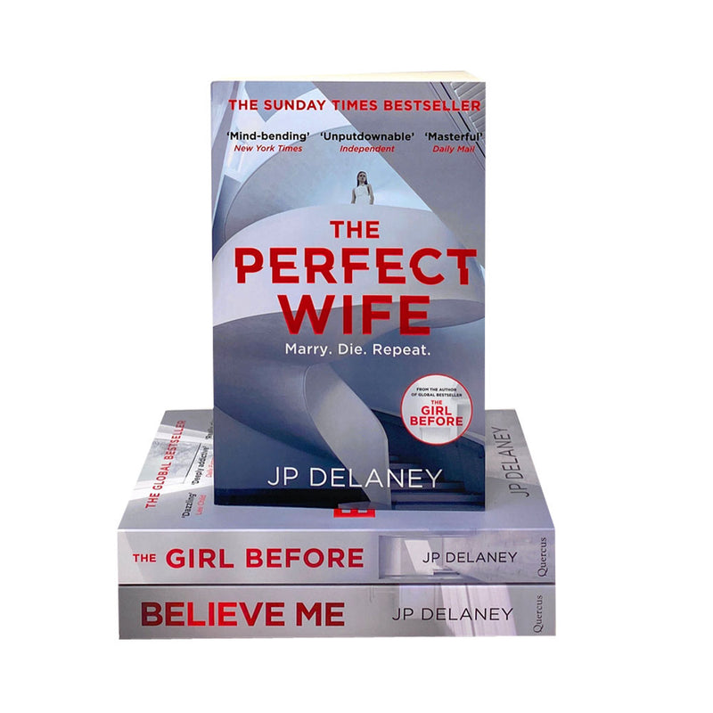 JP Delaney 3 Books Collection Set The Girl Before, Believe Me & The Pe ...