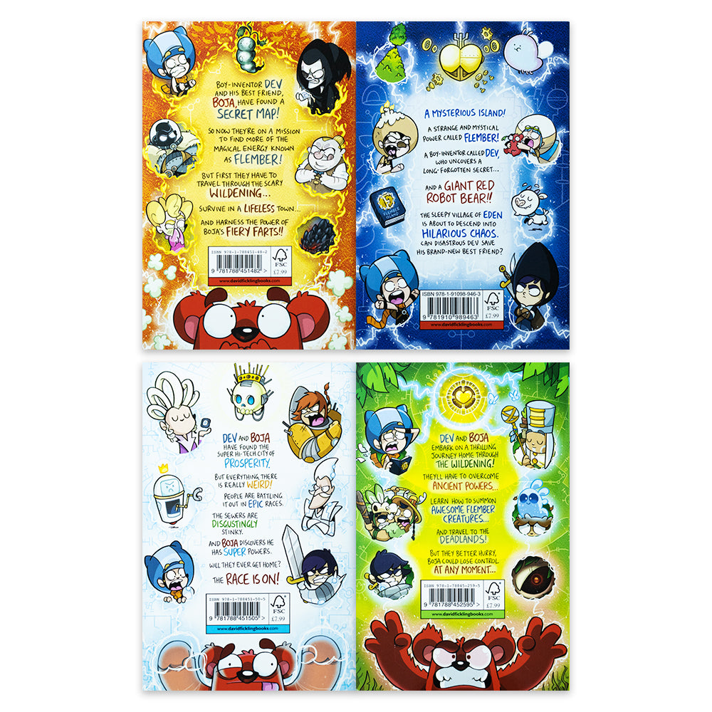 Flember Series: 4 Books by Jamie Smart - Adventure for Kids (8 ...