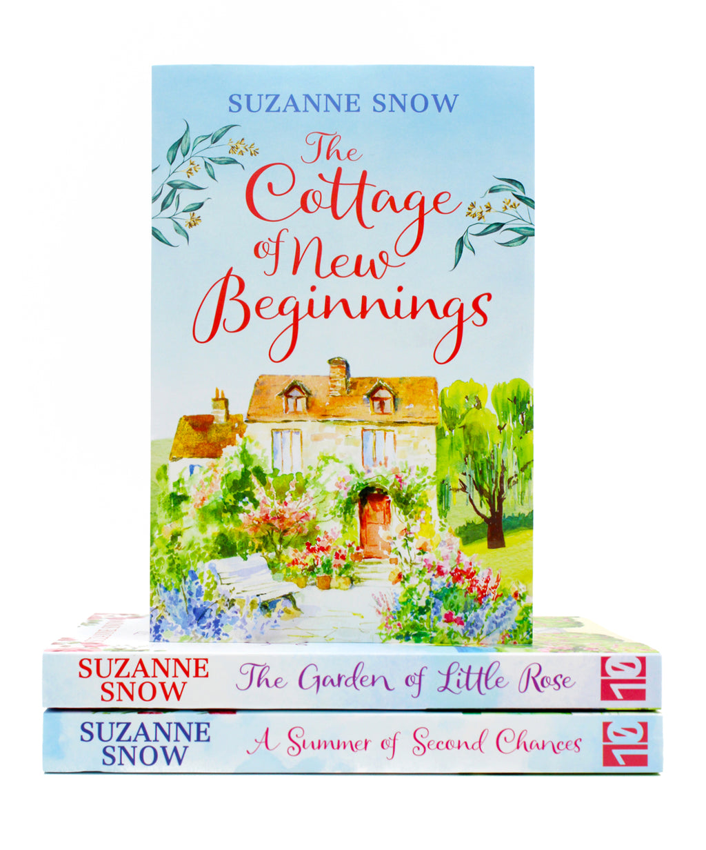 Suzanne Snow Collection 3 Books Set (The Cottage of New Beginnings, Ga ...