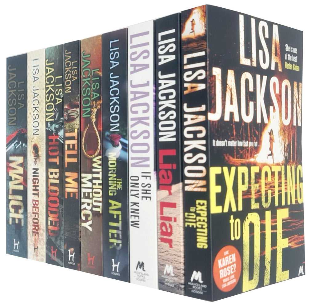 Lisa Jackson Collection 9 Books Set (Expecting to Die, Liar Liar, If S ...