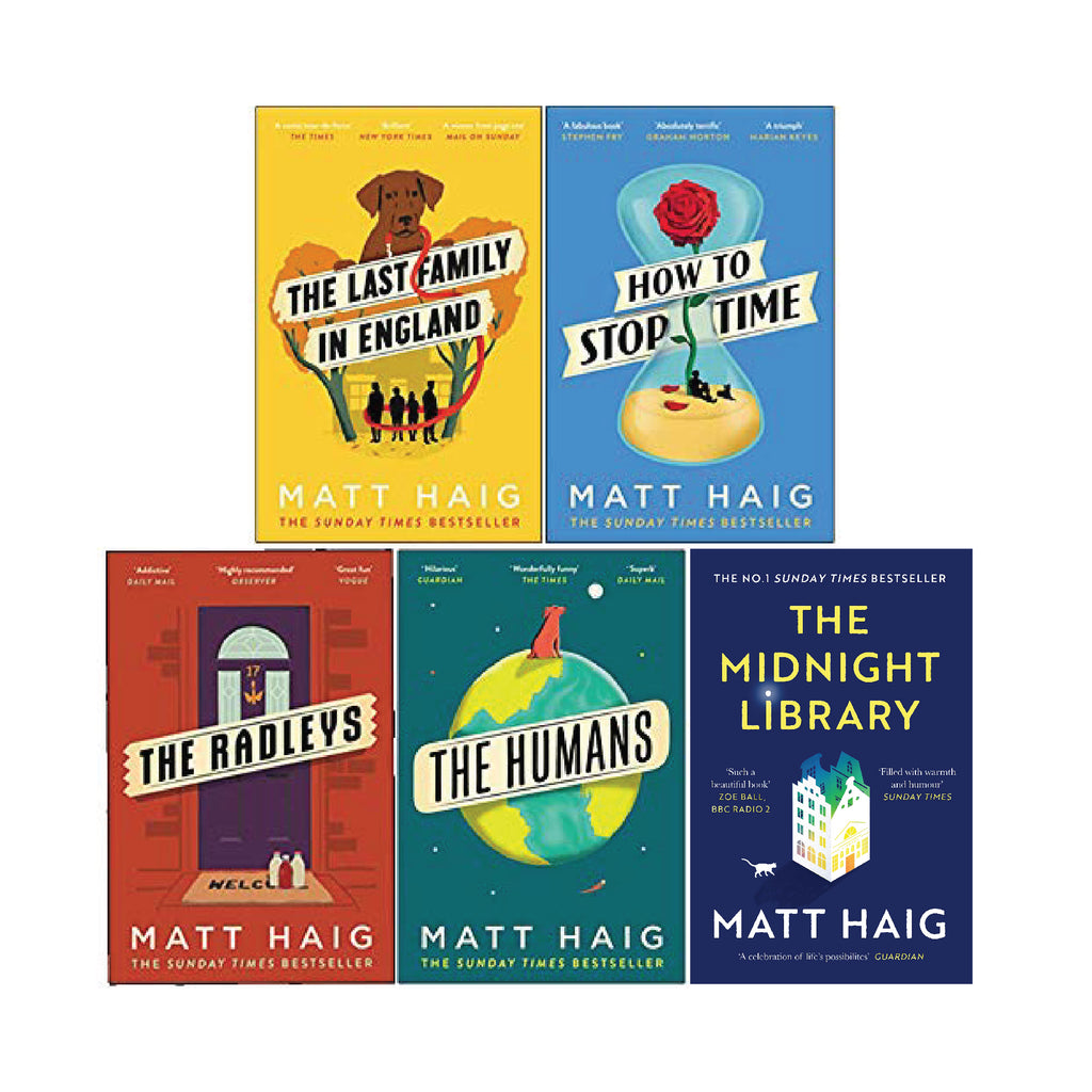 Matt Haig 5 Books Collection Set (The Last Family in England, How to S ...