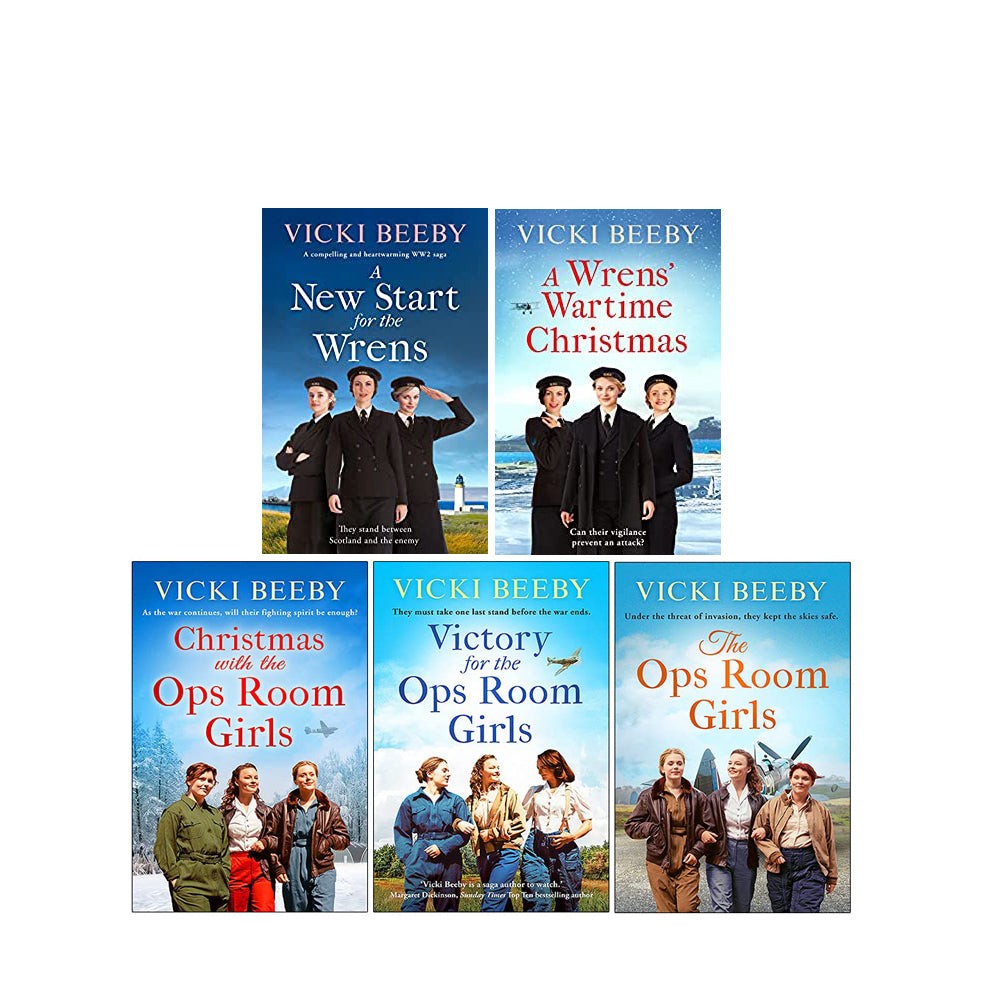 Vicki Beeby Collection 5 Books Collection Set (A Wren’s Wartime Christ ...