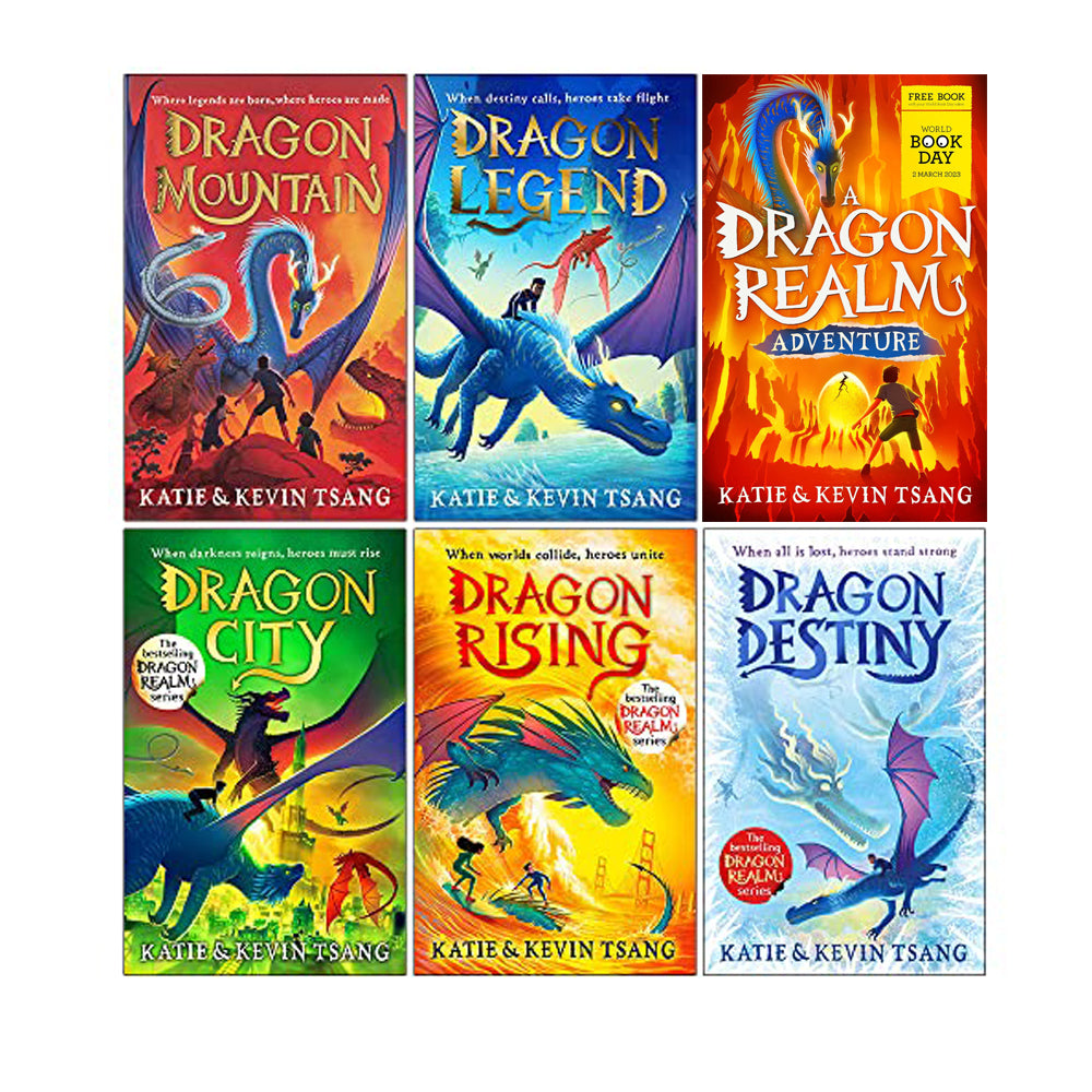 Dragon Realm Series 6 Books for Young Readers by Katie Tsang & Kevin ...