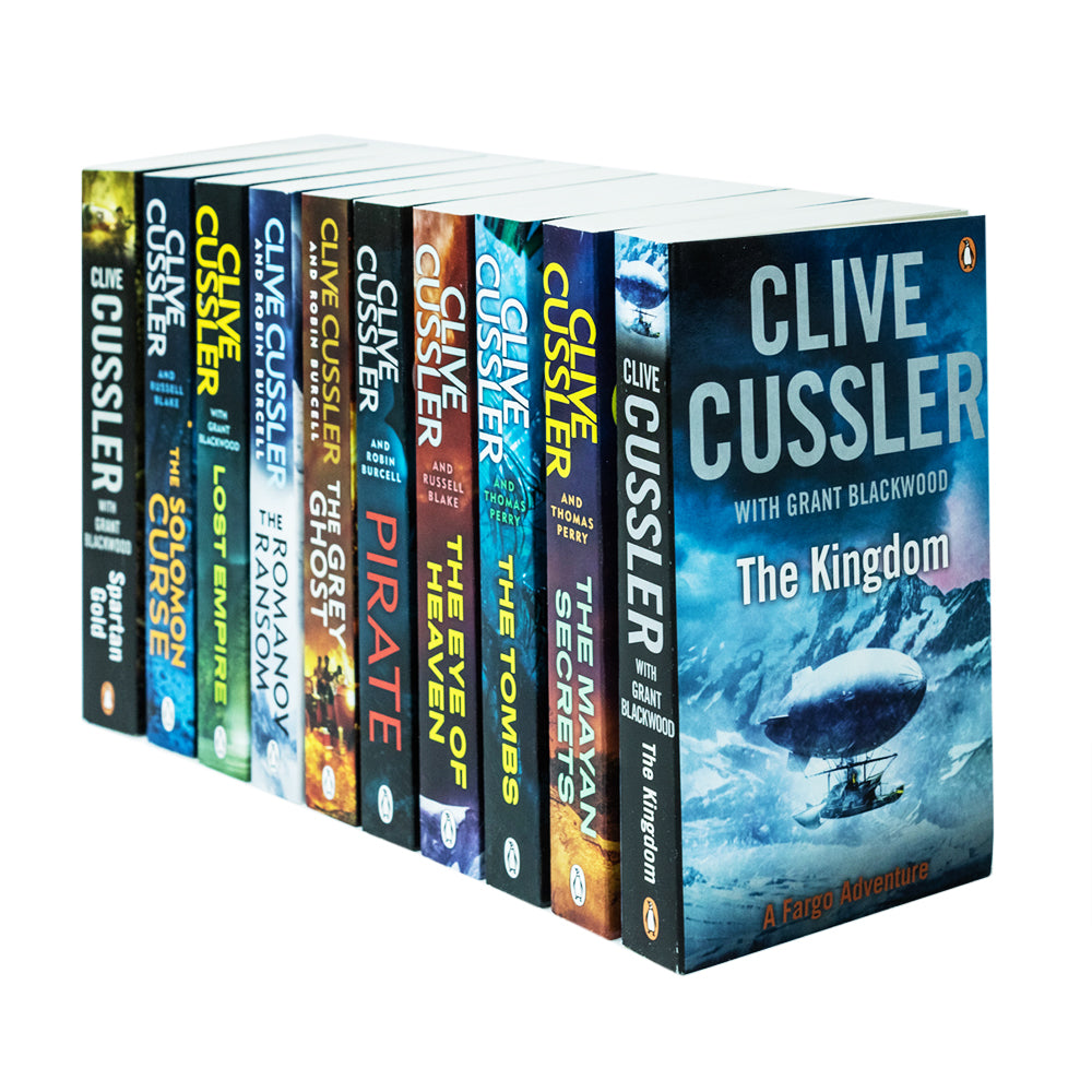 Clive Cussler 10 Book Collection Set – Lowplex Books