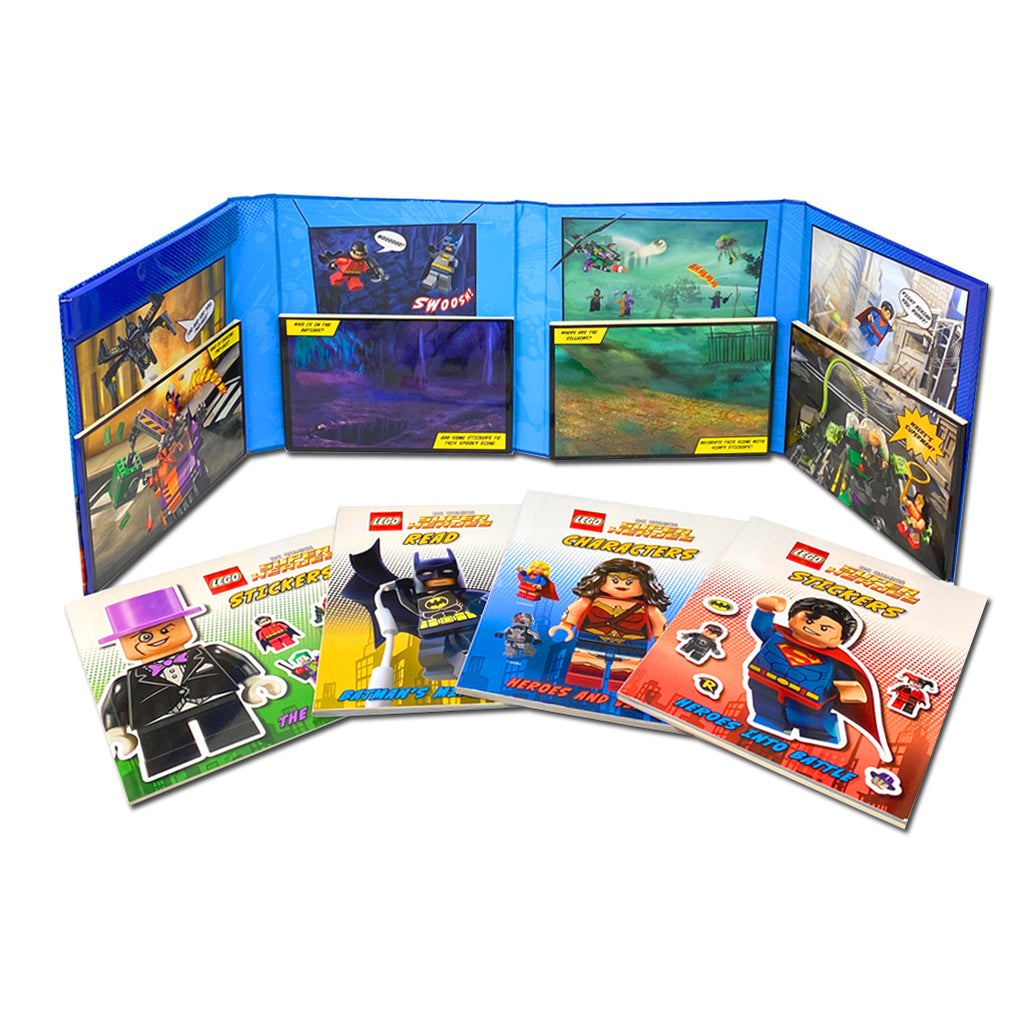 Lego DC Comics Super Heroes Folder Fun Includes Four Great Books ...