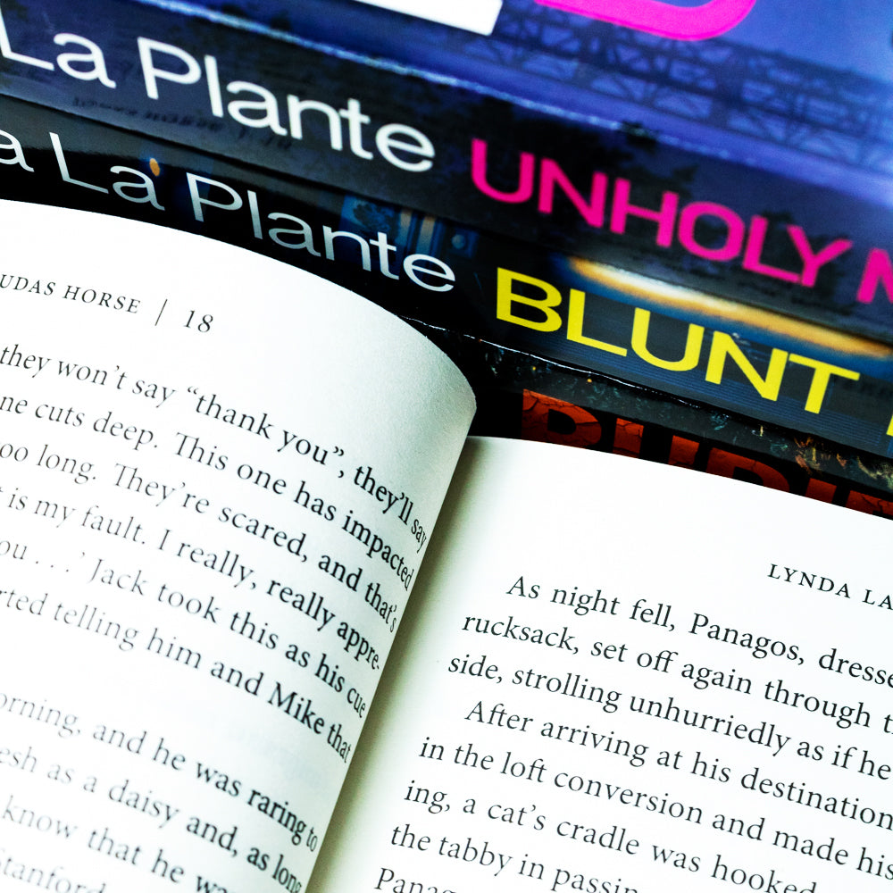 Lynda La Plante 4 Books Collection Set (Judas Horse, Unholy Murder, Bl ...
