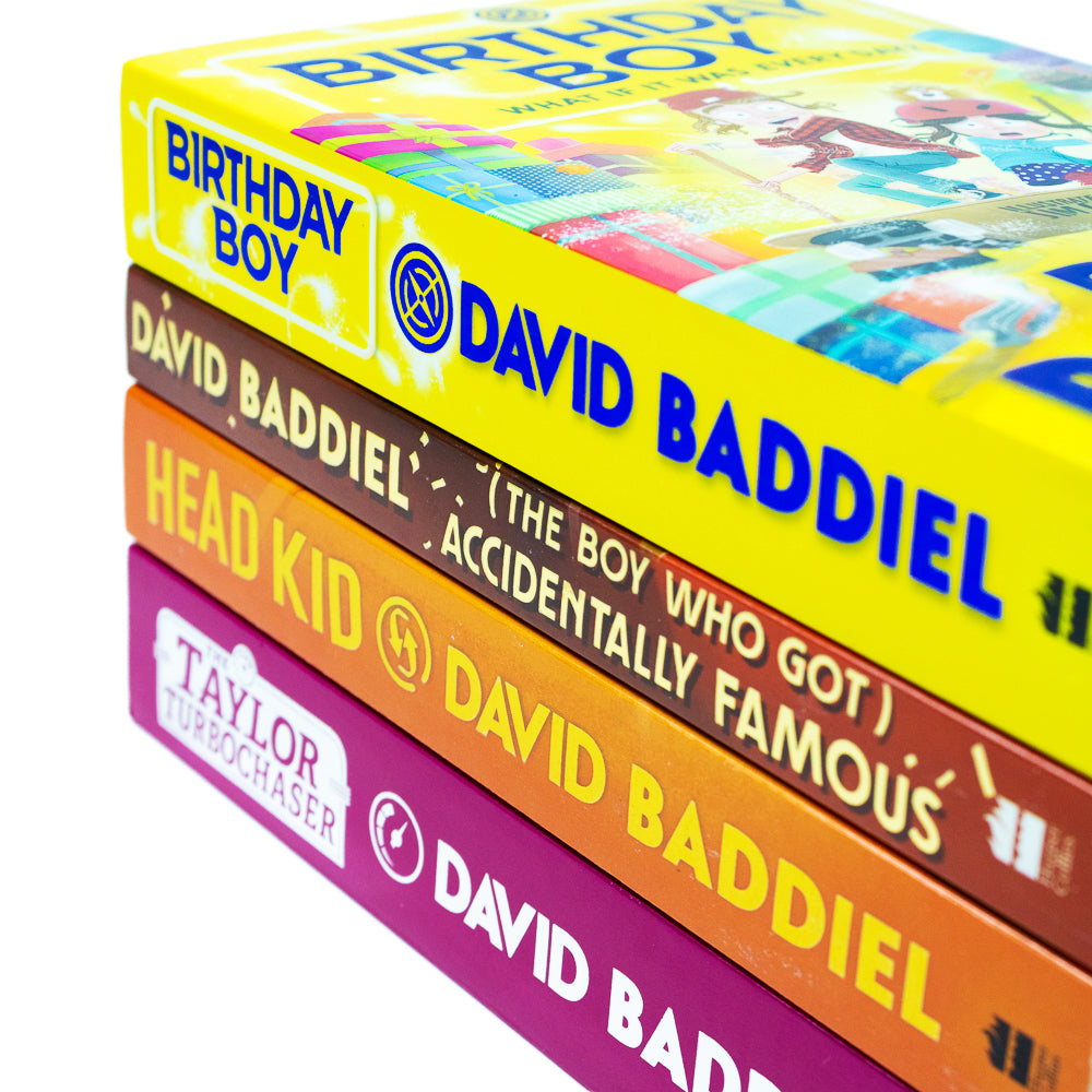 David Baddiel 4 Book Set (Birthday Boy, Taylor Turbochaser, & More ...