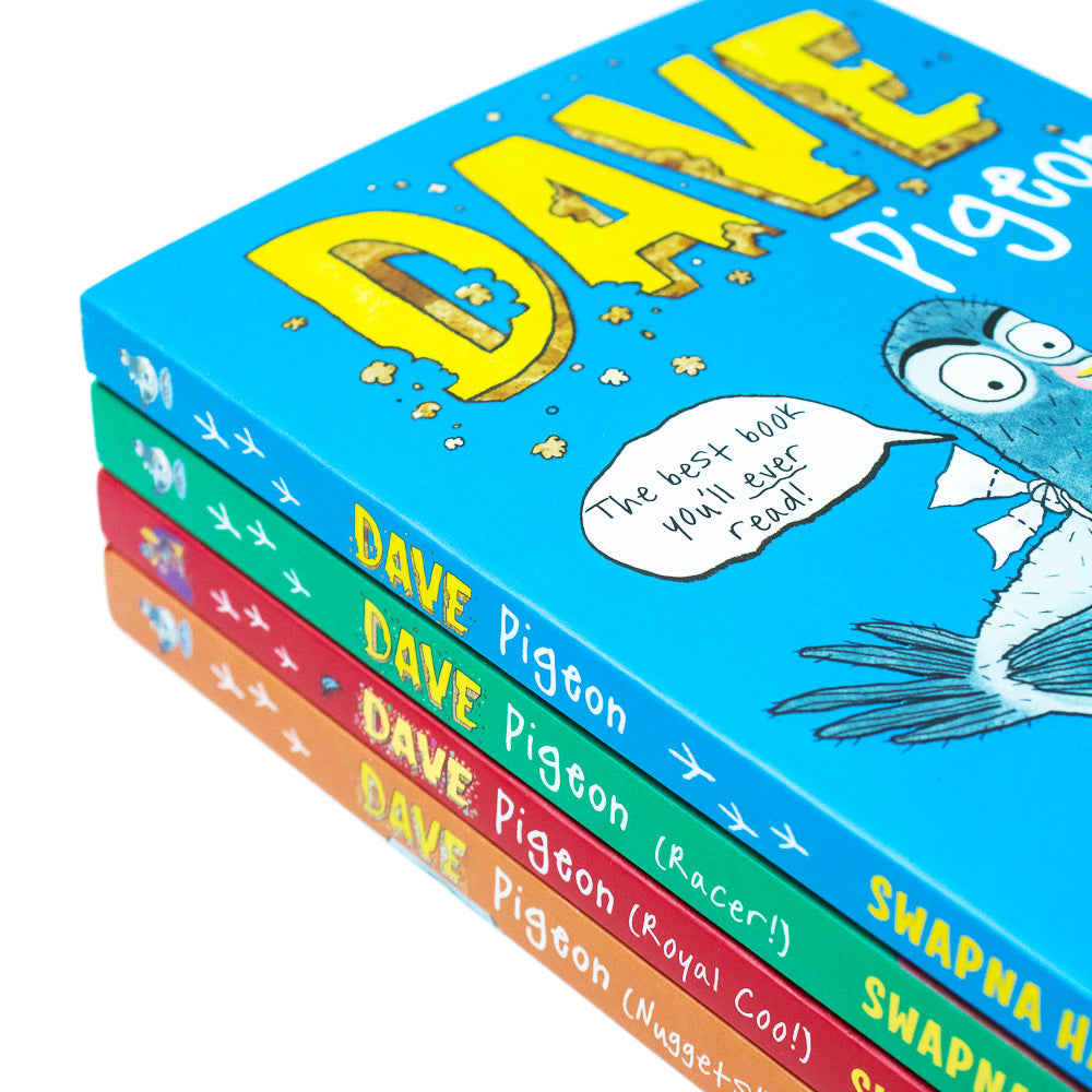 Dave Pigeon Collection: 4 Books Set by Swapna Haddow – Lowplex Books