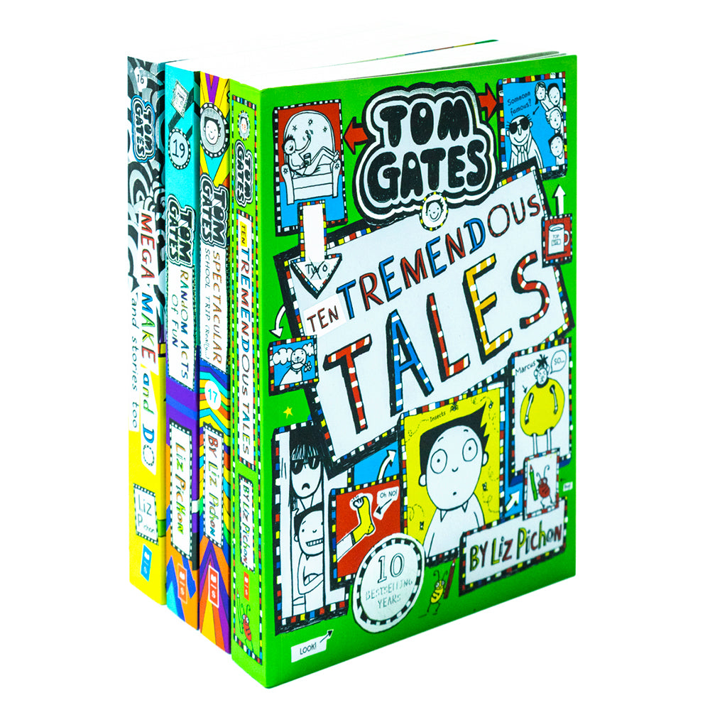 Tom Gates Series 4 Books Collection Set (16 to 19) [Mega Make and Do a ...