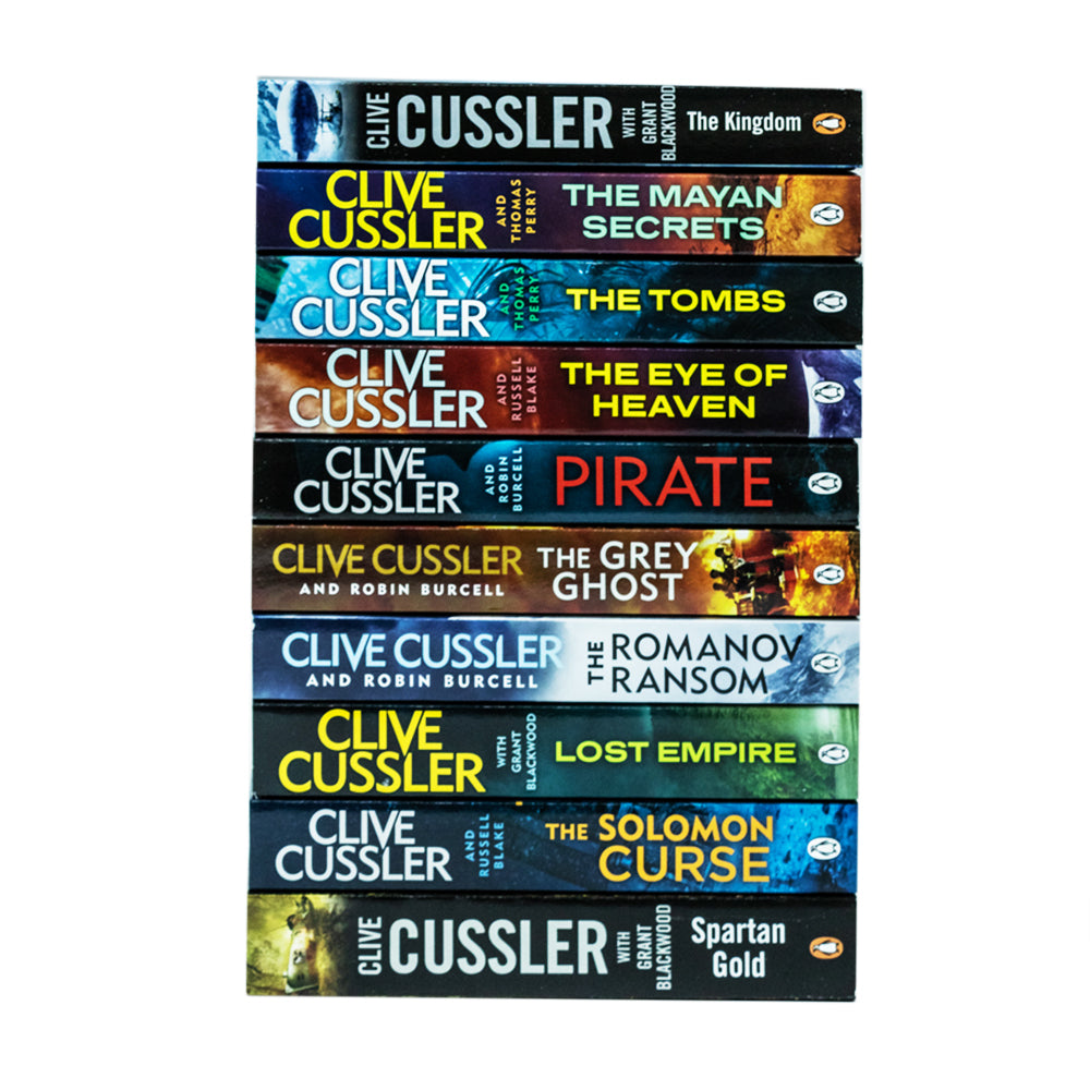 Clive Cussler 10 Book Collection Set – Lowplex Books