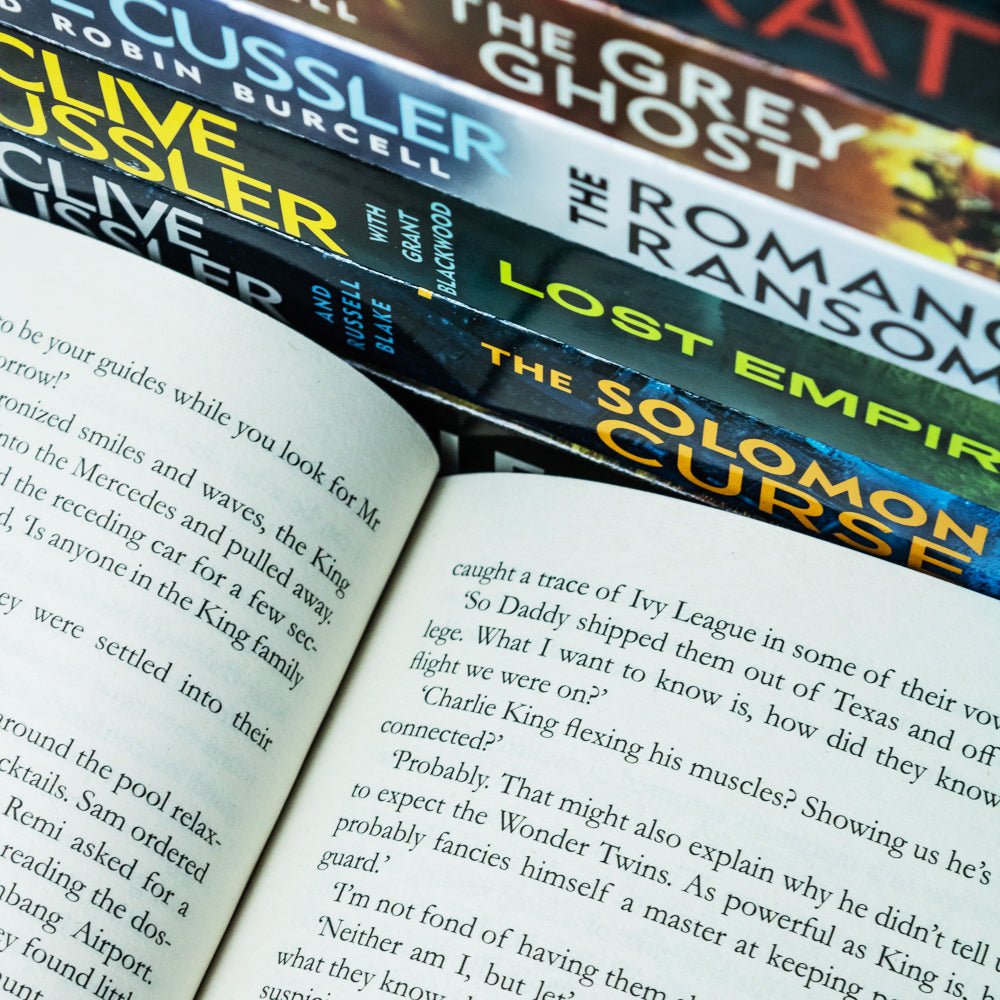 Clive Cussler 10 Book Collection Set – Lowplex Books