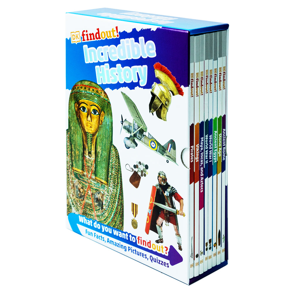 DK Findout Incredible History 8 books box set – Lowplex Books