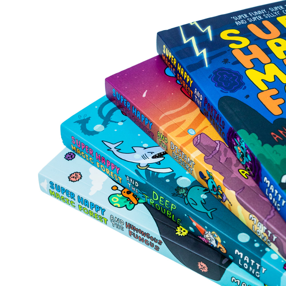 Super Happy Magic Forest Series by Matty Long 4 Books Collection Set ...