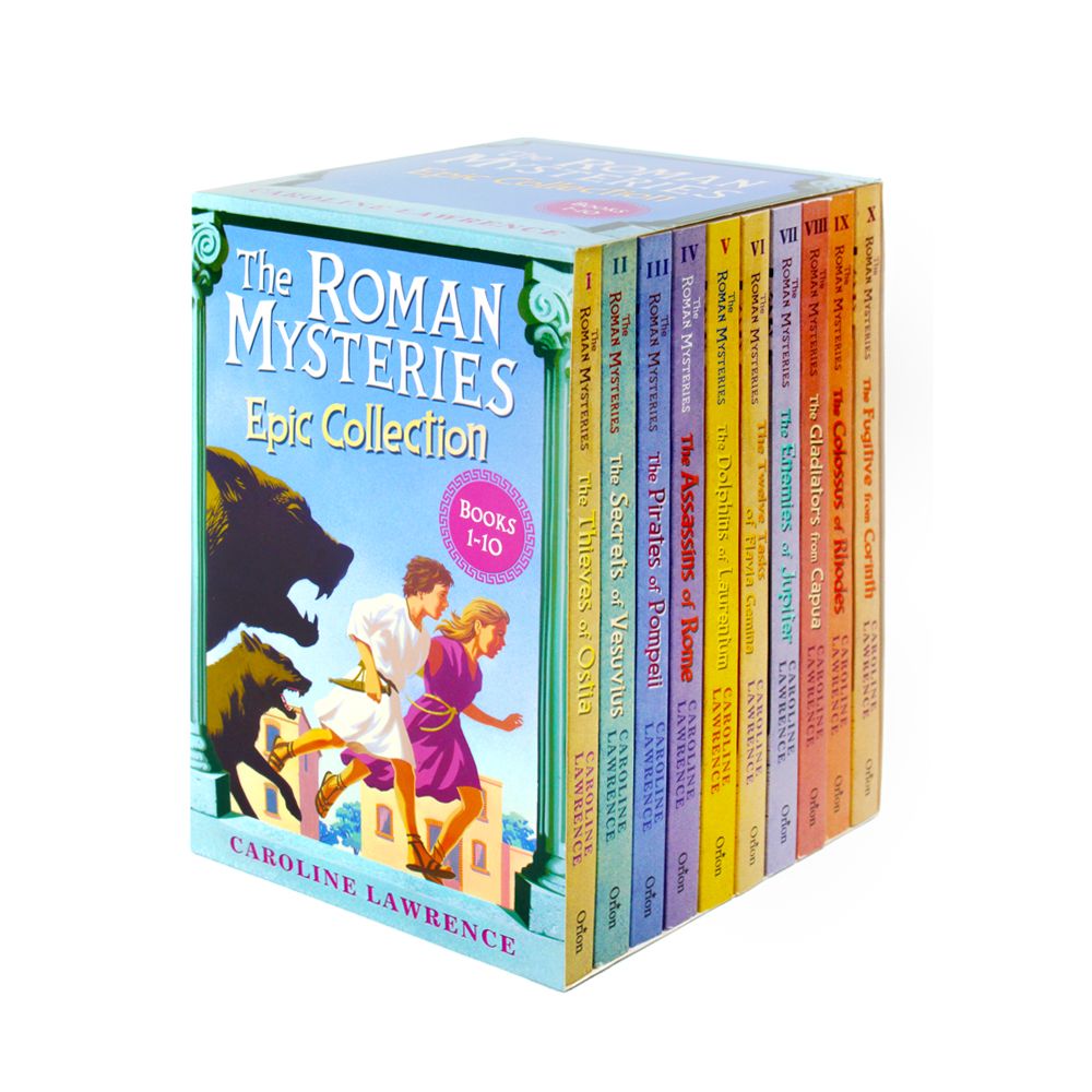 The Roman Mysteries Epic 10 Books Collection Box Set by Caroline Lawre ...
