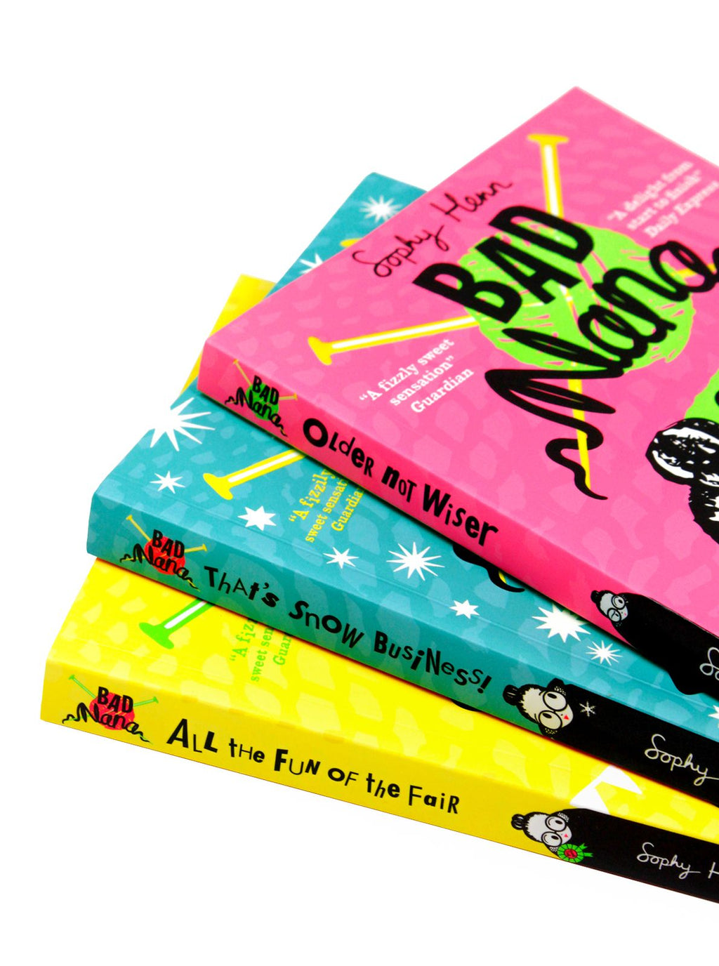 Bad Nana 3 Books Set Collection by Sophy Henn(Older Not Wiser, All the ...