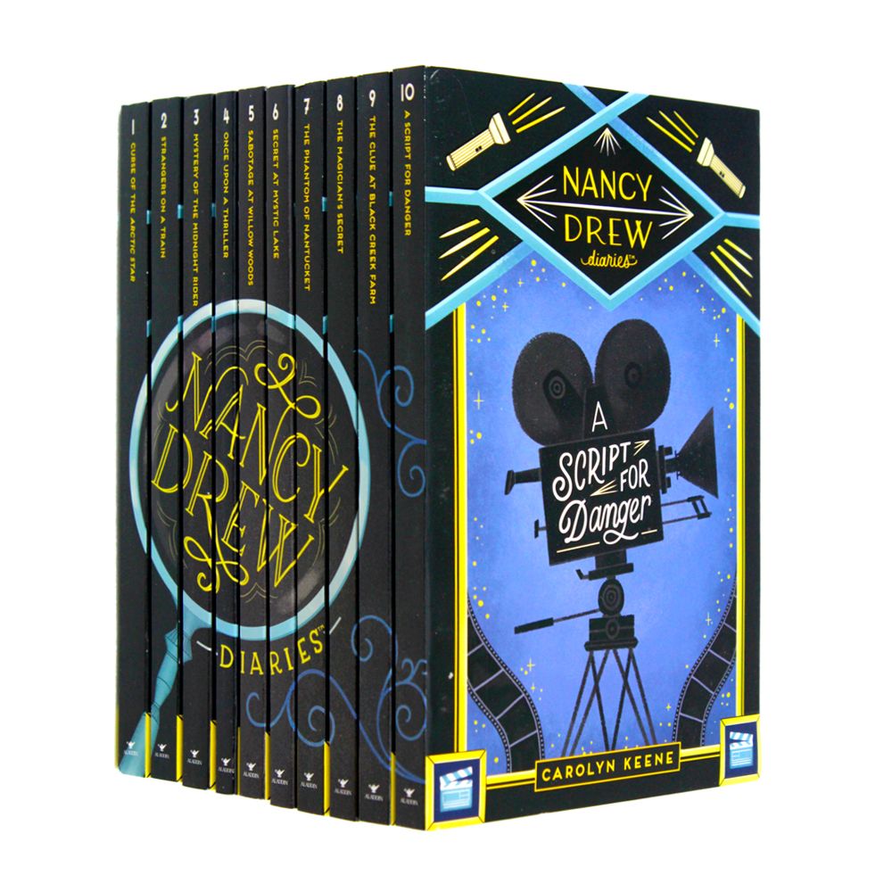 Nancy Drew Diaries 90th Anniversary Collection 10 Books Set by Carolyn ...