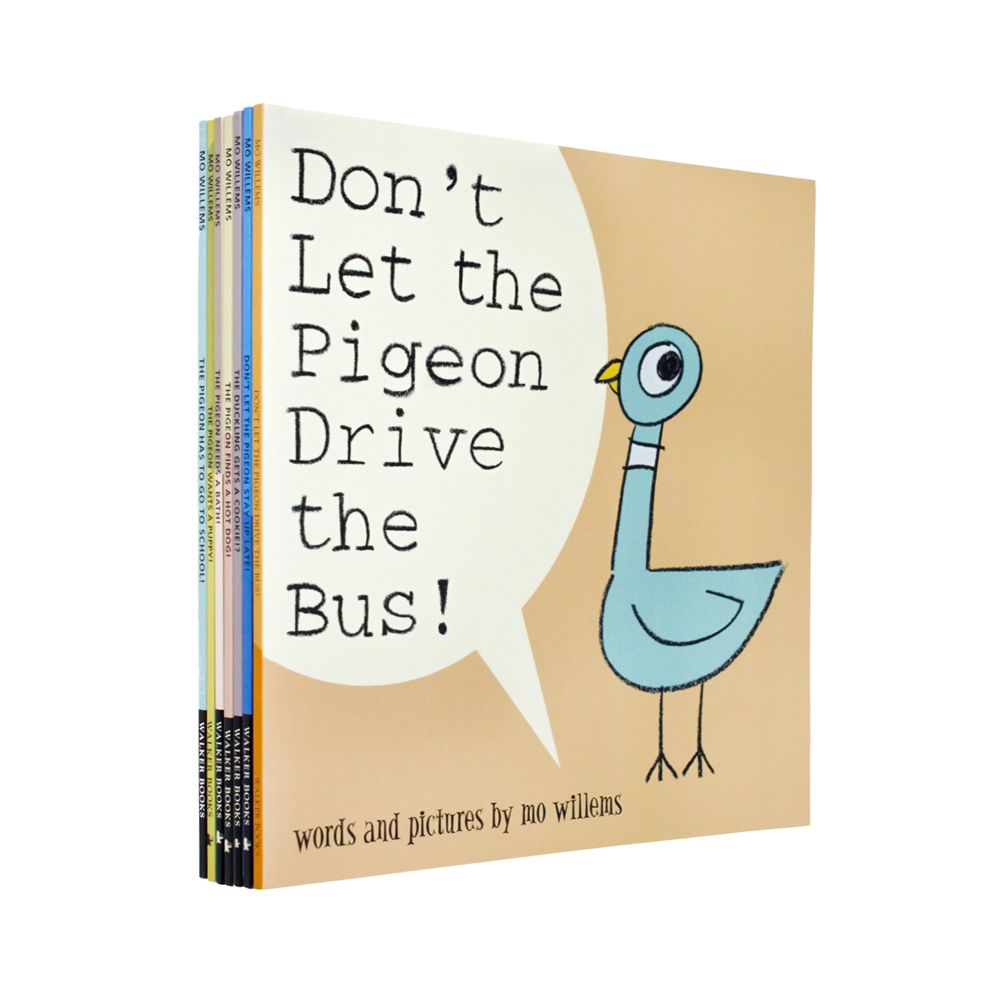 Don't Let the Pigeon Series - 7 Books by Mo Willems for Children ...
