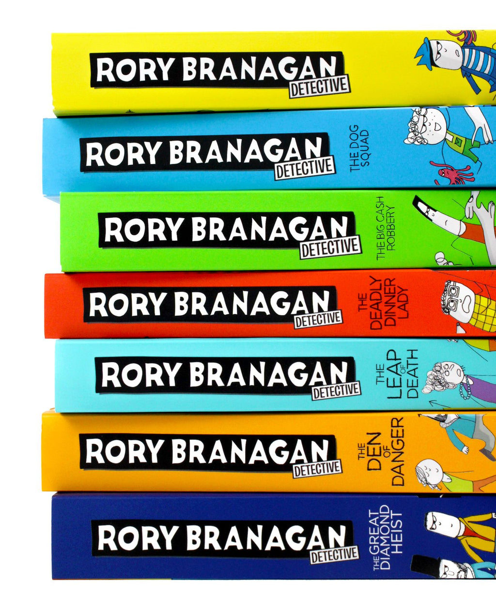 Rory Branagan Detective Series Books 1 - 7 Collection Set by Andrew Cl ...