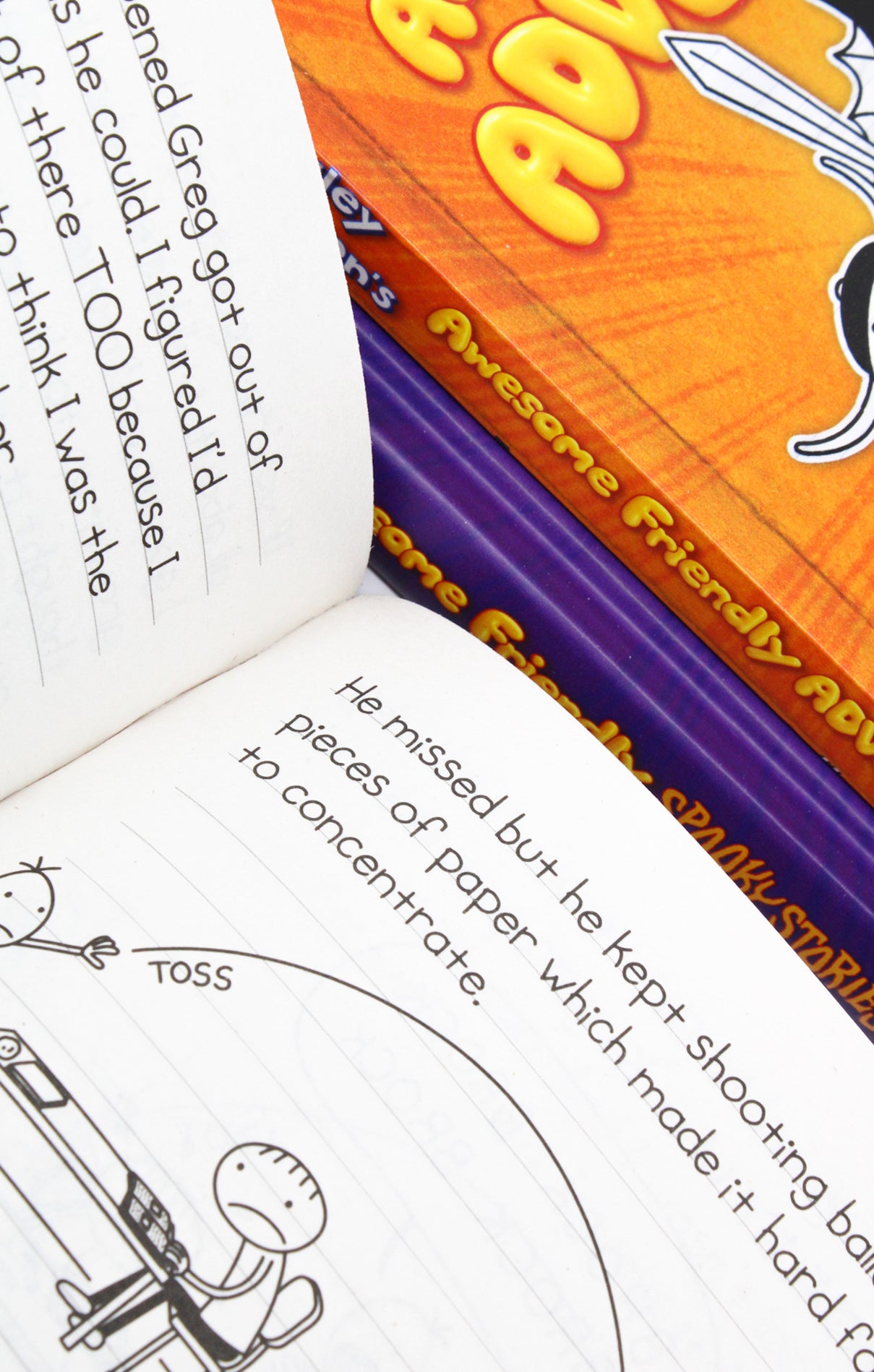 Jeff Kinney 3 Books Collection Set (Diary of an Awesome Friendly Kid ...