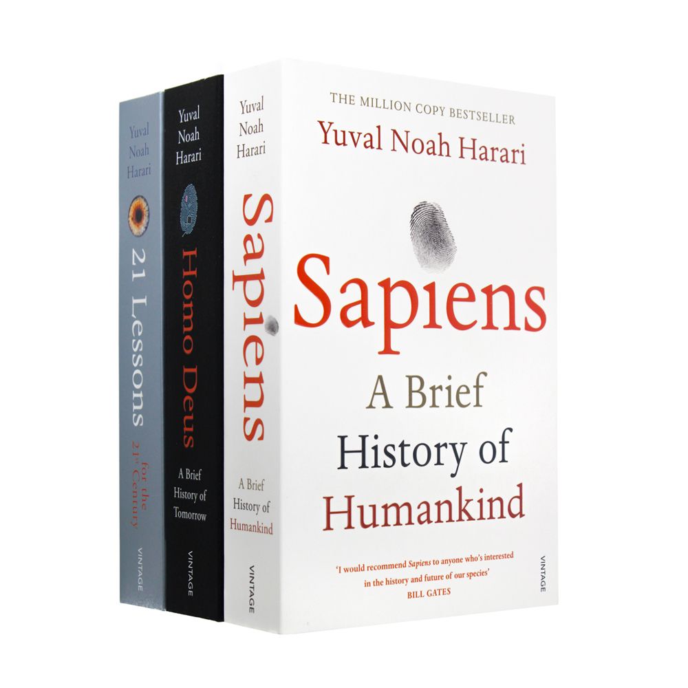 Yuval Noah Harari 3 books Collection Set (Sapiens, Homo Deus, 21 Lesso ...