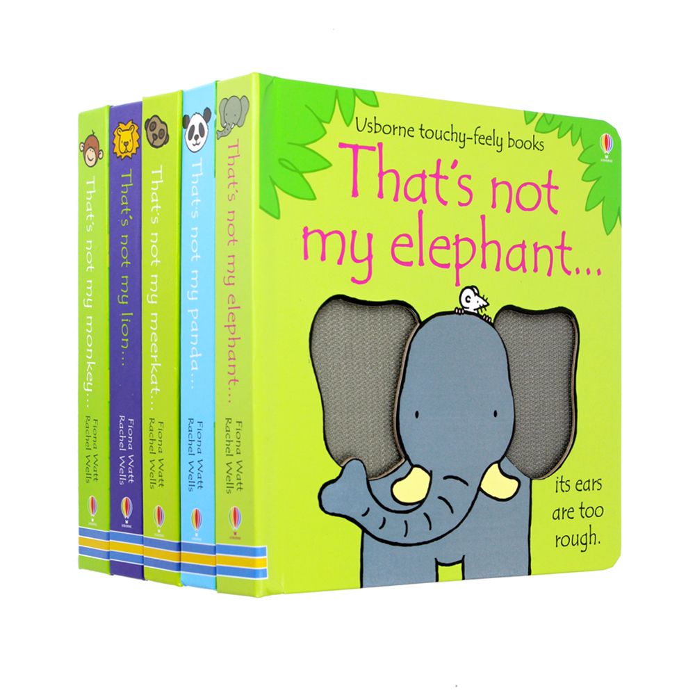 Usborne That's not my Zoo 5 Books Box Set (That's Not My Elephant, Pan ...
