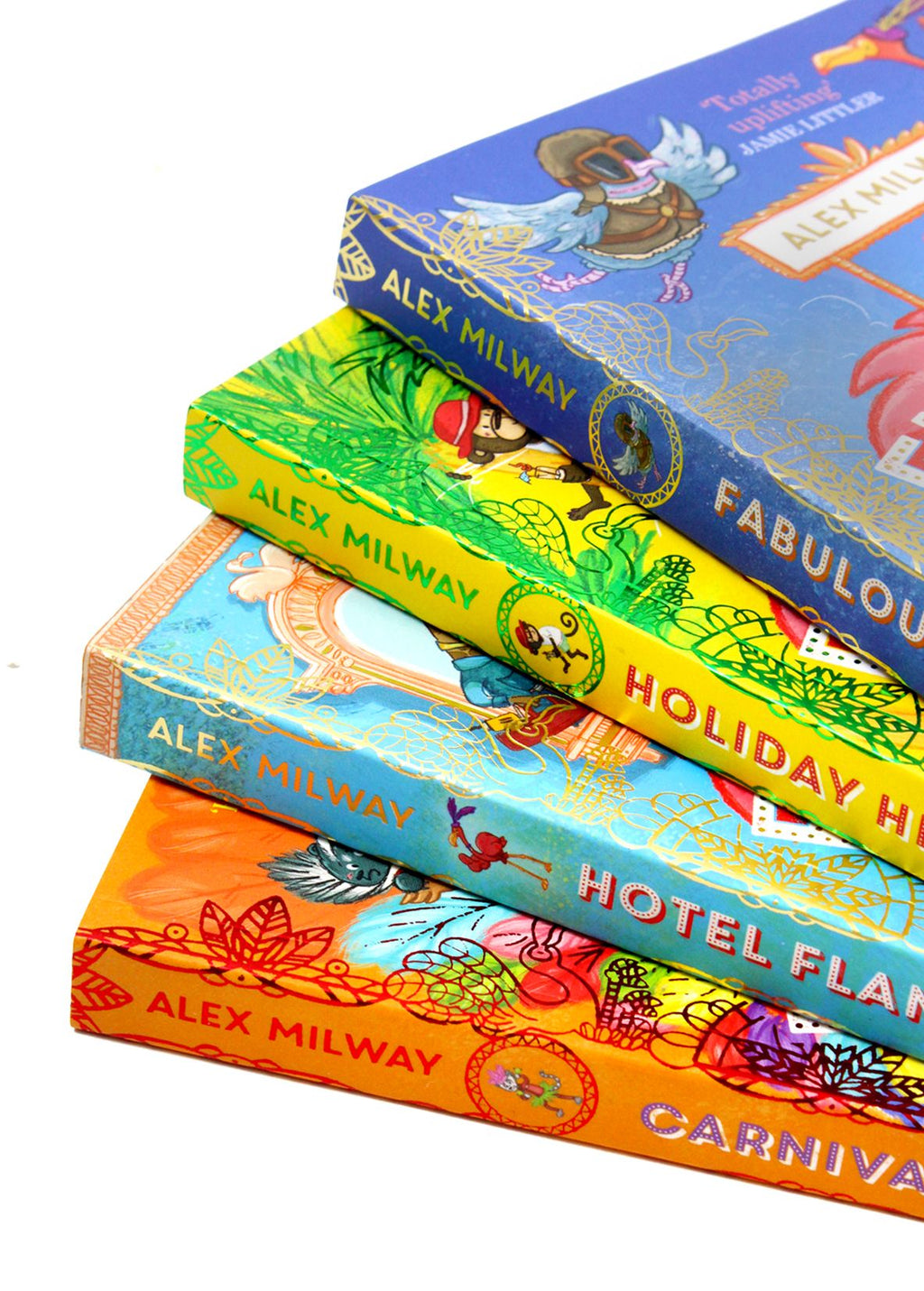 Hotel Flamingo Series 4 Books Collection Set Pack By Alex Milway Fabul ...