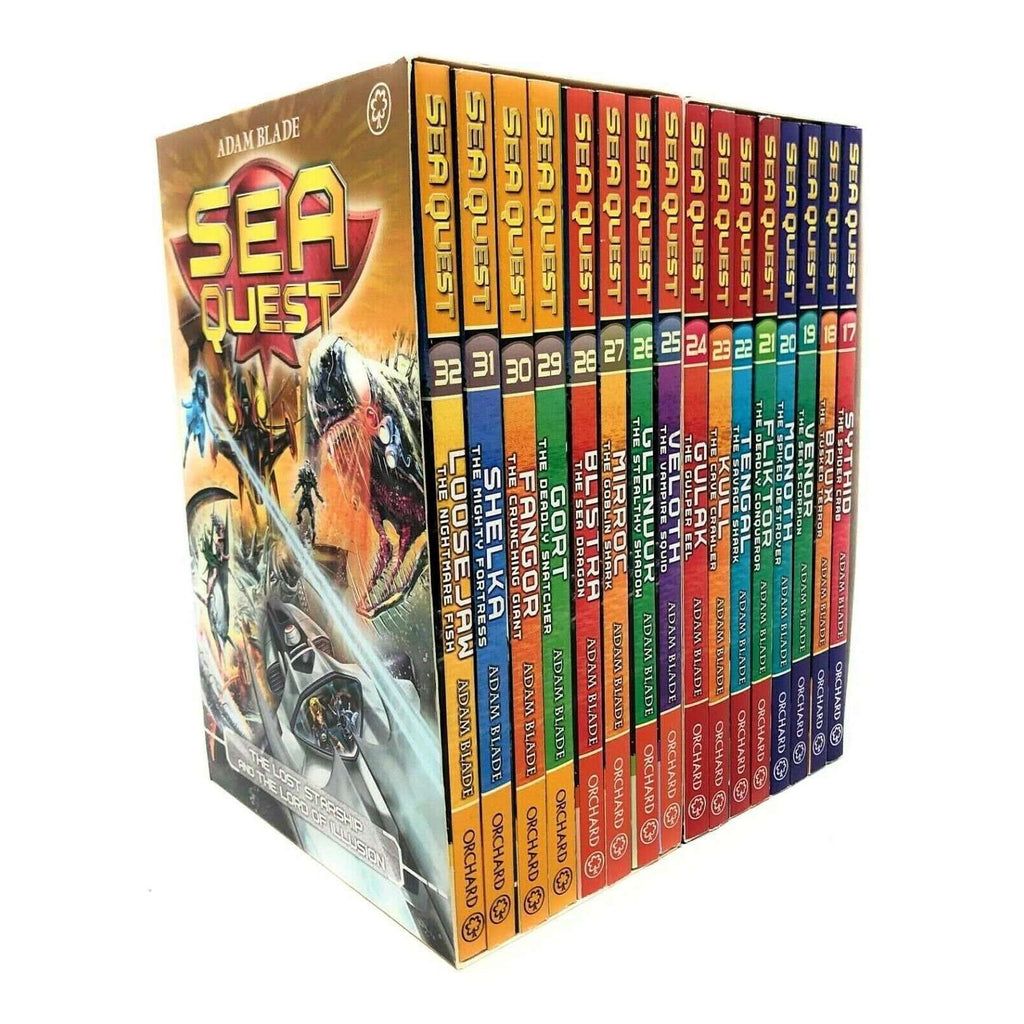 Adam Blade Sea Quest Series 5-8 Collection 16 Books Set Collection ...