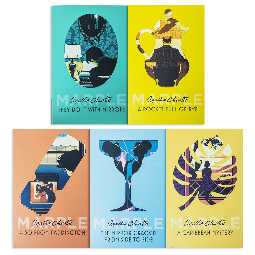 Miss Marple Mysteries Series Books 6 - 10 Collection Set by Agatha Chr ...