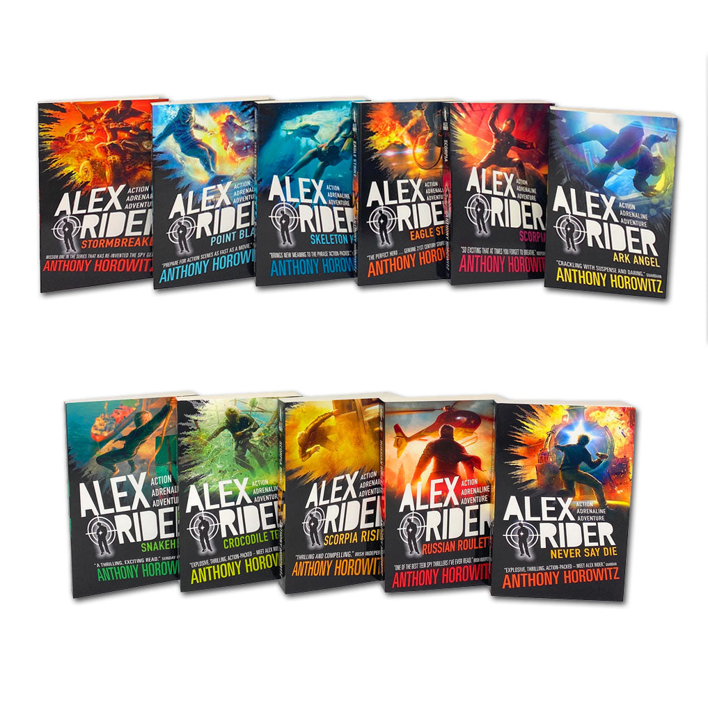 Alex Rider Adventure Series: 11 Books in Paperback by Anthony Horowitz ...