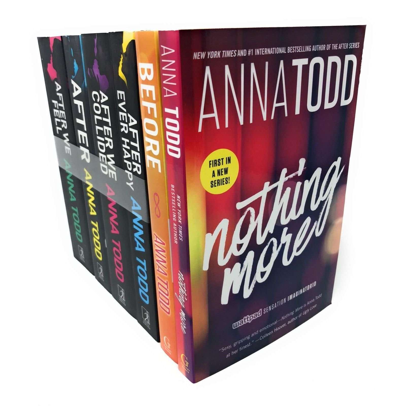 Anna Todd Before And After Series 6 Books Set Collection, Nothing More ...