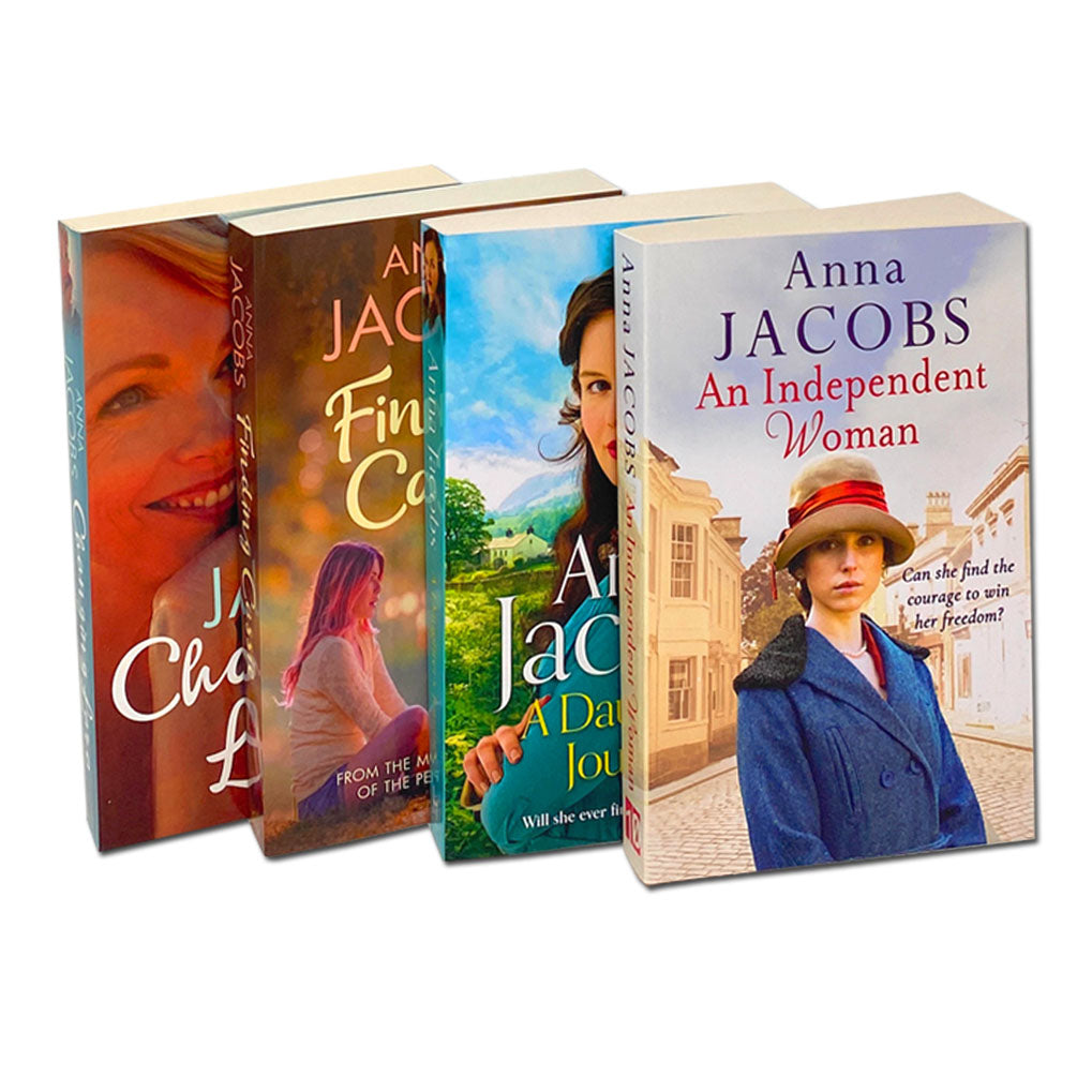 Anna Jacobs Collection 4 Books Set (Changing Lara, Finding Cassie, A D ...