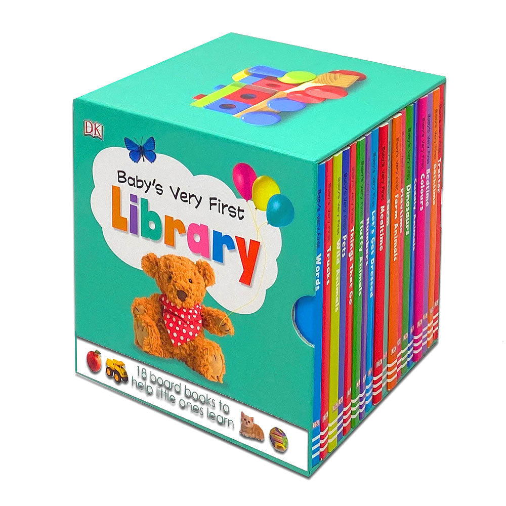 Baby's Very First Library 18 Board Books Box Set To Help Little Ones L ...