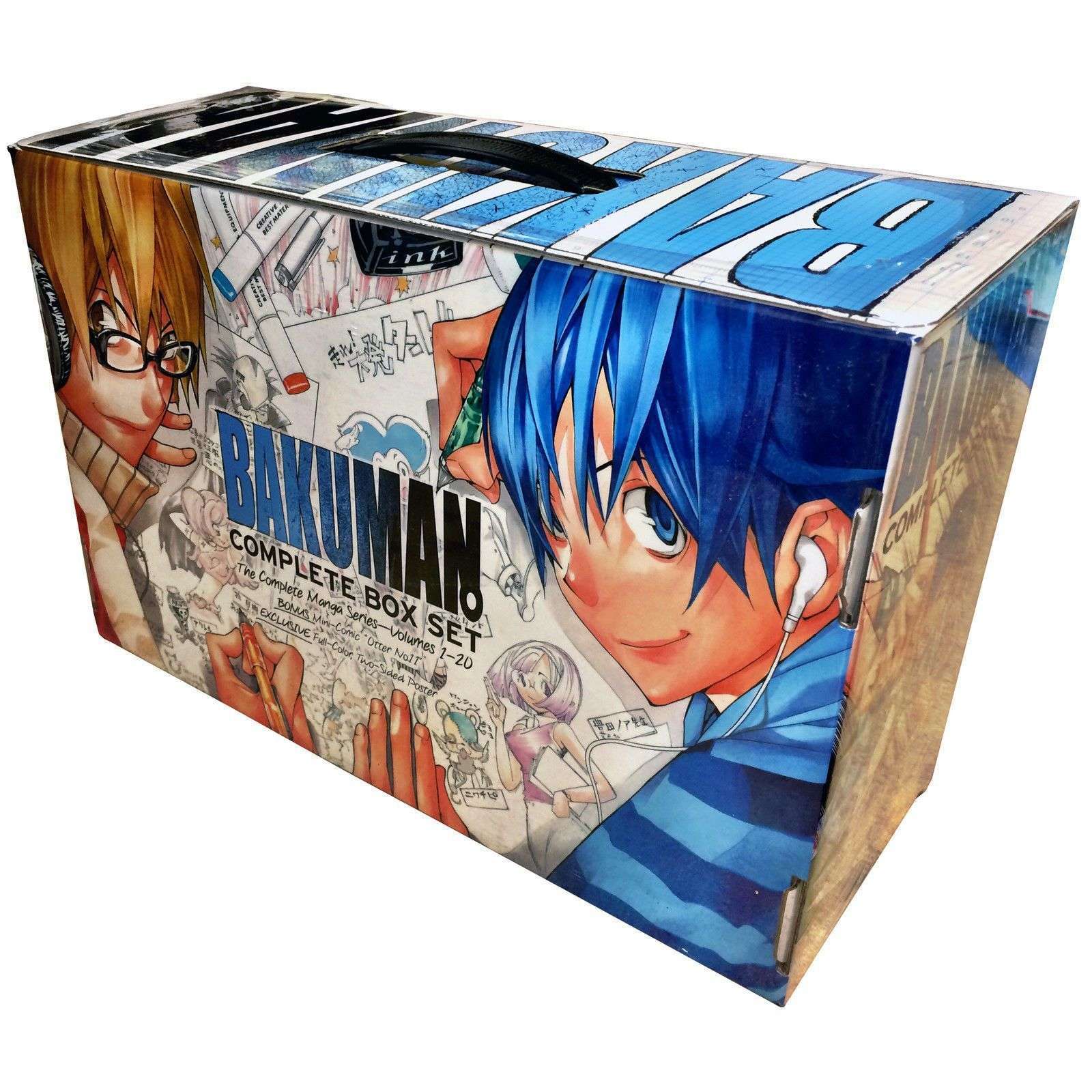 Bakuman Box Set Manga Volumes 1-20 Collection Pack, Double sided poste – Lowplex Books