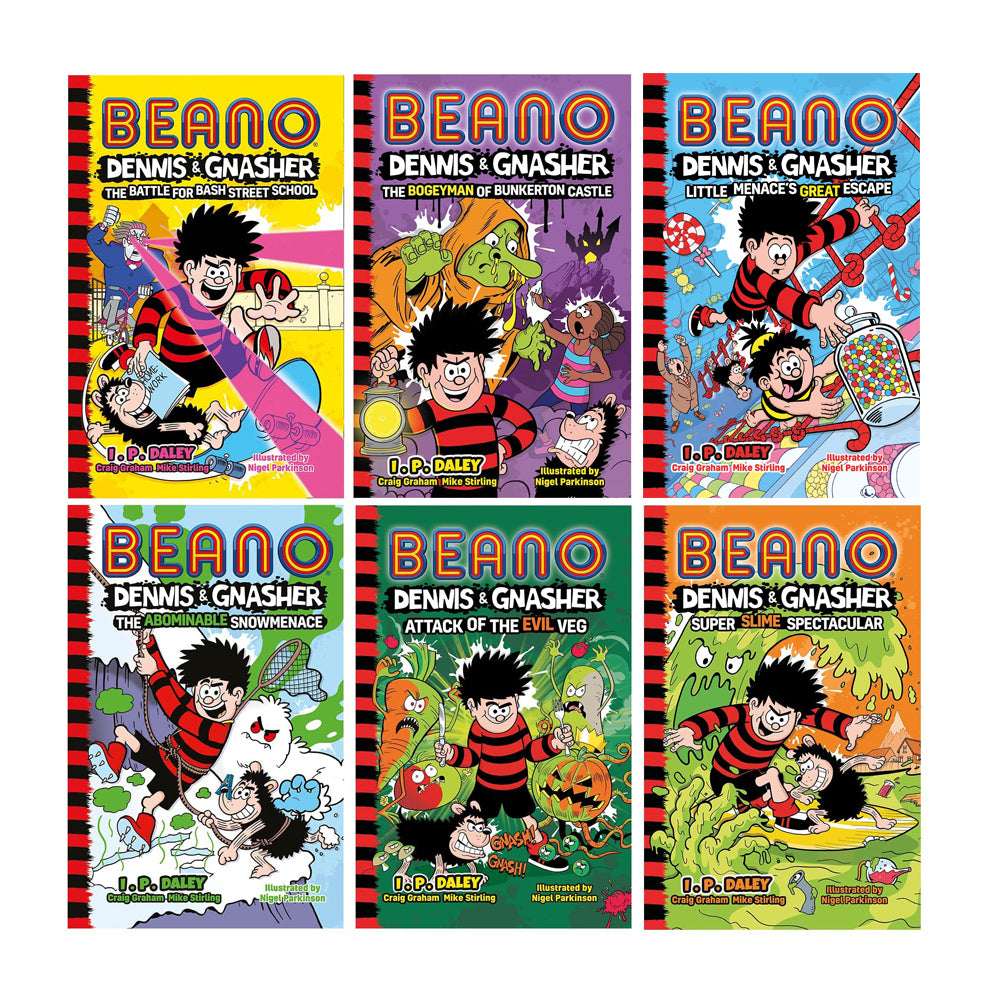 Beano Dennis & Gnasher Series Collection 6 Books Set By I.P Daley ...