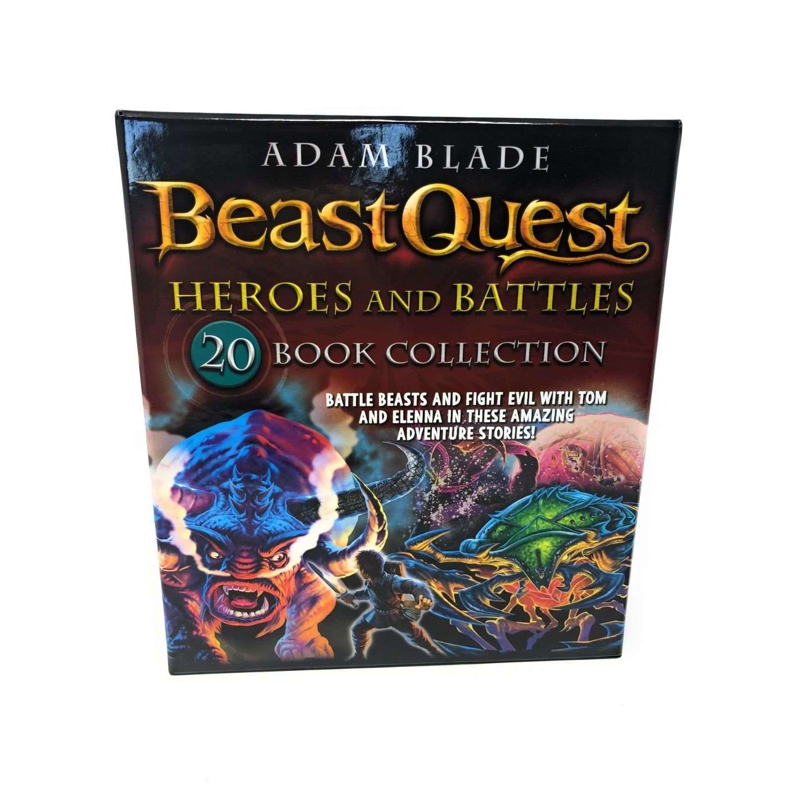 Beast Quest Series 14-18 Collection 20 Book Deluxe Box Set By Adam Bla ...