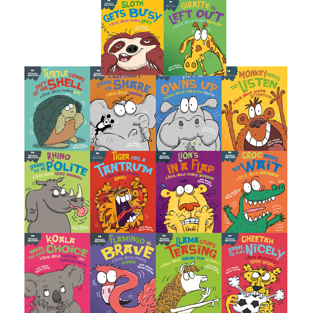 Sue Graves Behaviour Matters Collection 14 Books Set Series 1,2,3 ...