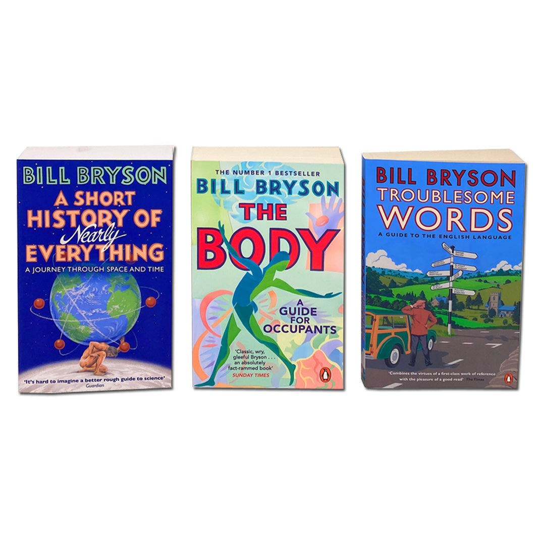 Bill Bryson 3 Books Collection Set Inc The Body A Guide for Occupants ...