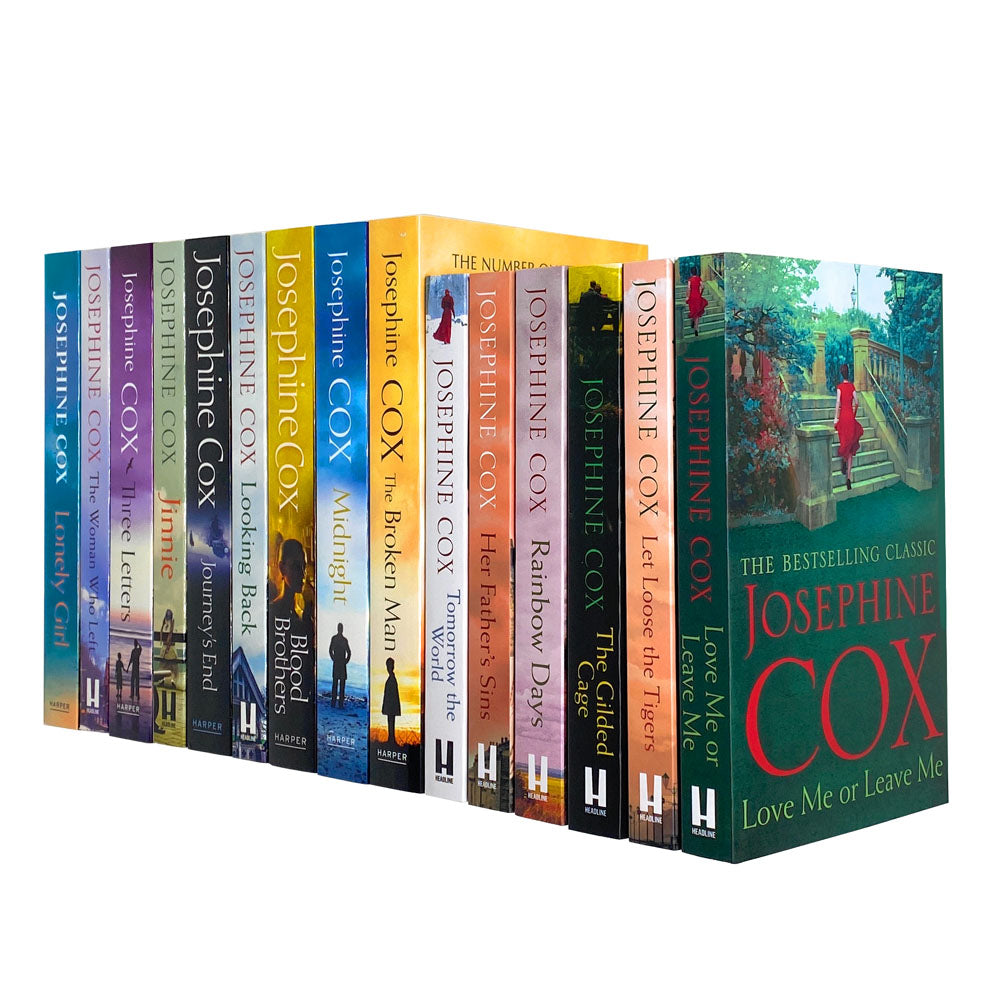Josephine Cox 15 Books Collection Set Blood Brothers, Lonely Girl, Rai ...