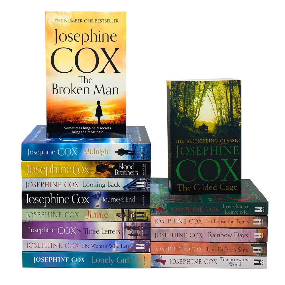 Josephine Cox 15 Books Collection Set Blood Brothers, Lonely Girl, Rai ...
