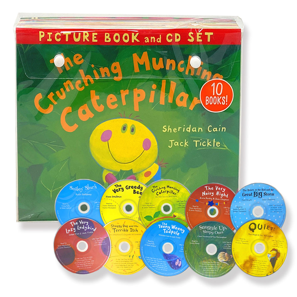 The Crunching Munching Caterpillar and Other Stories 10 Books & Audio ...