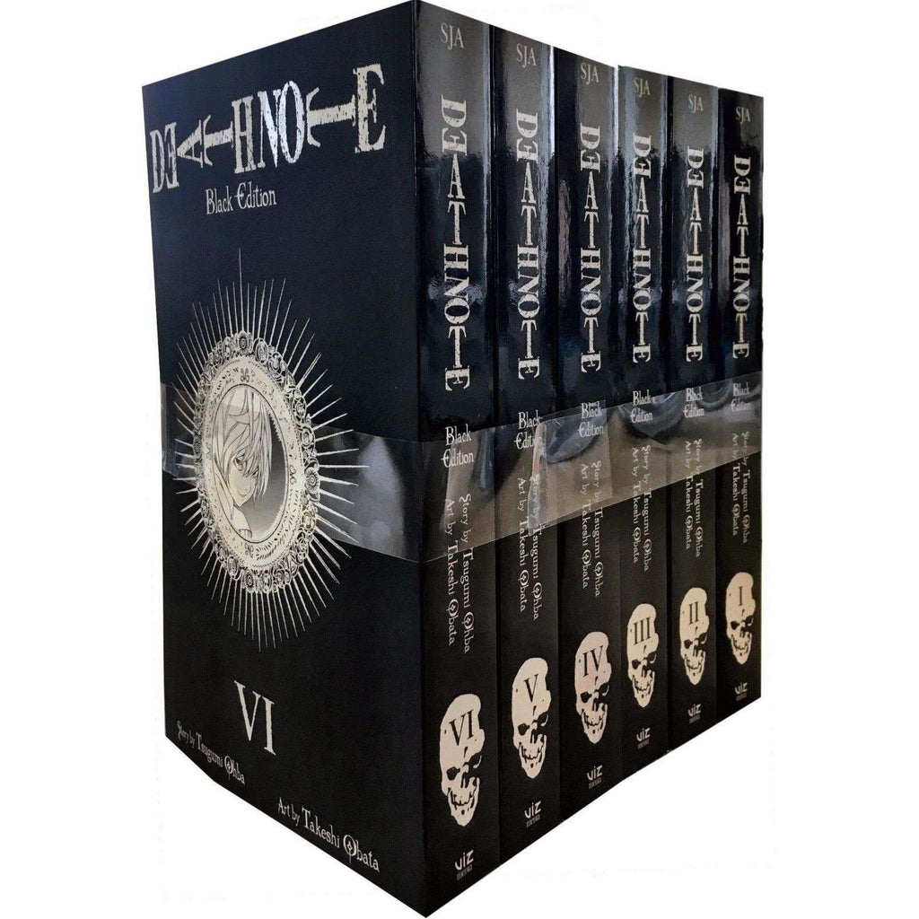 Death Note Black Edition Volume 1-6 Collection 6 Books Set Manga ...