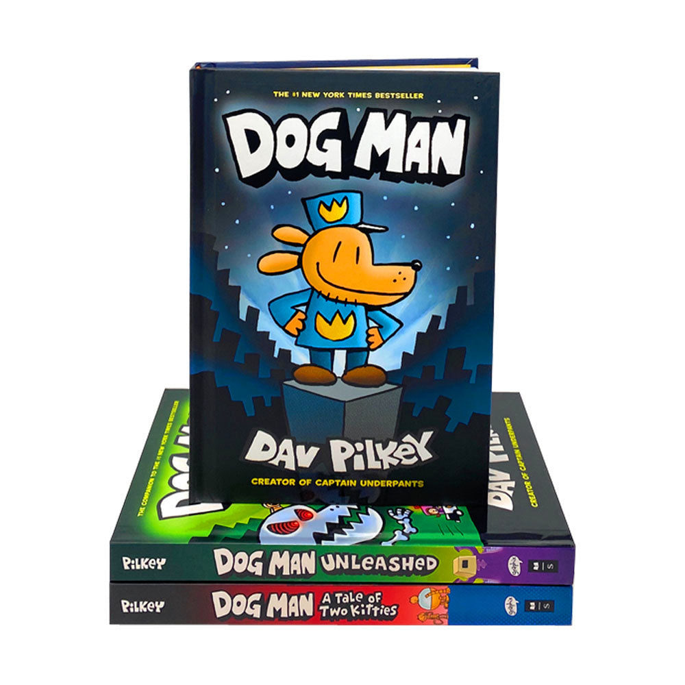 Dog Man: The Epic Collection 3 Books Set by Dav Pilkey (Hardback ...