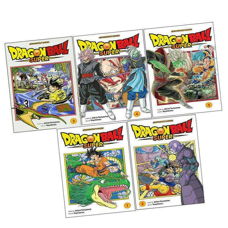 Dragon Ball Super Vol.1-5 Books Collection Set by Akira Toriyama Pack ...