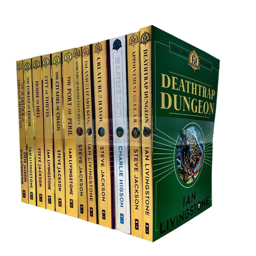 Fighting Fantasy (Series 1 & 2) 12 Books Set Collection Pack Ian Livin ...