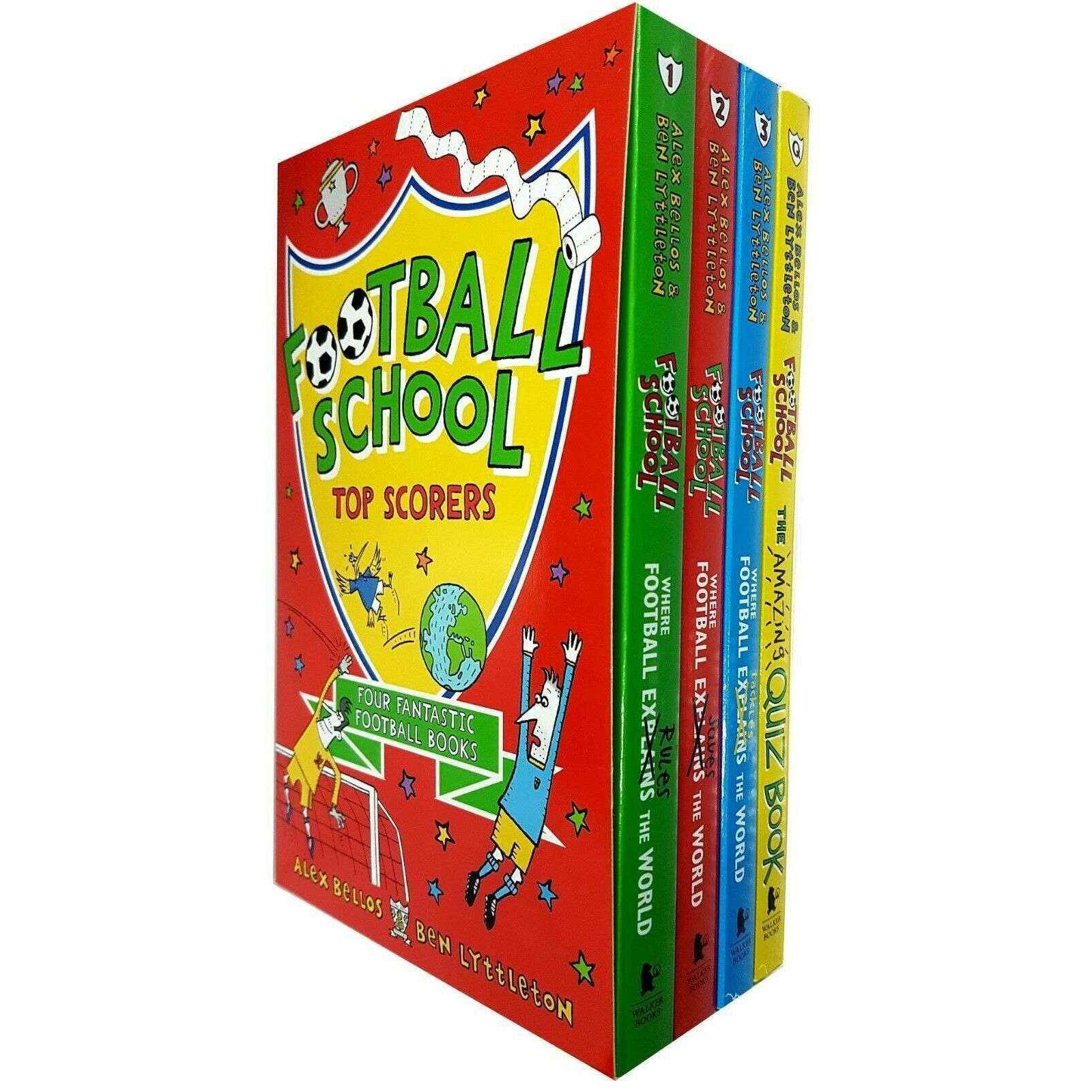 Football School Series Top Scorers 4 Books Collection Box Set Season P ...