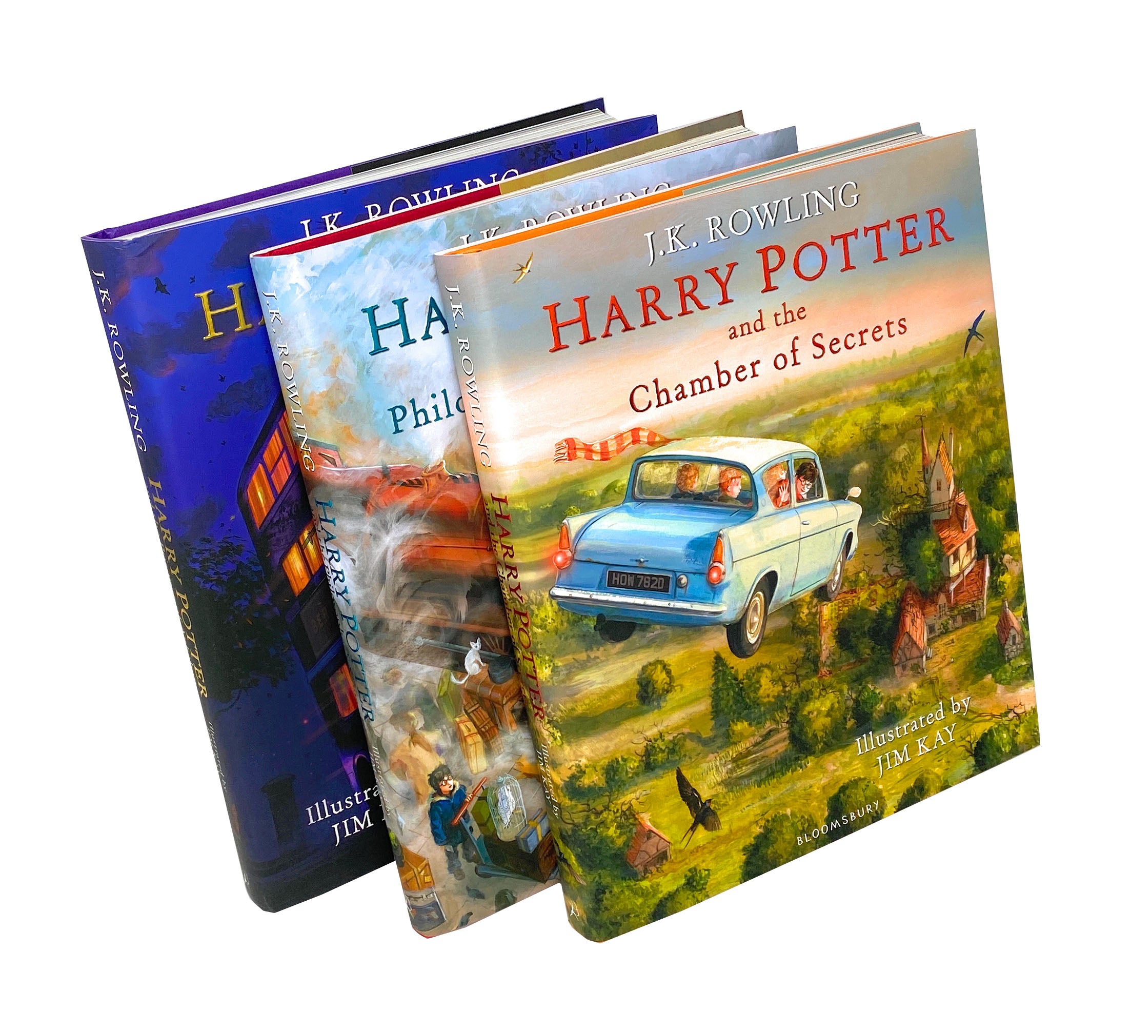Harry Potter The Illustrated 3 Books Collection Set By J.K Rowling ...