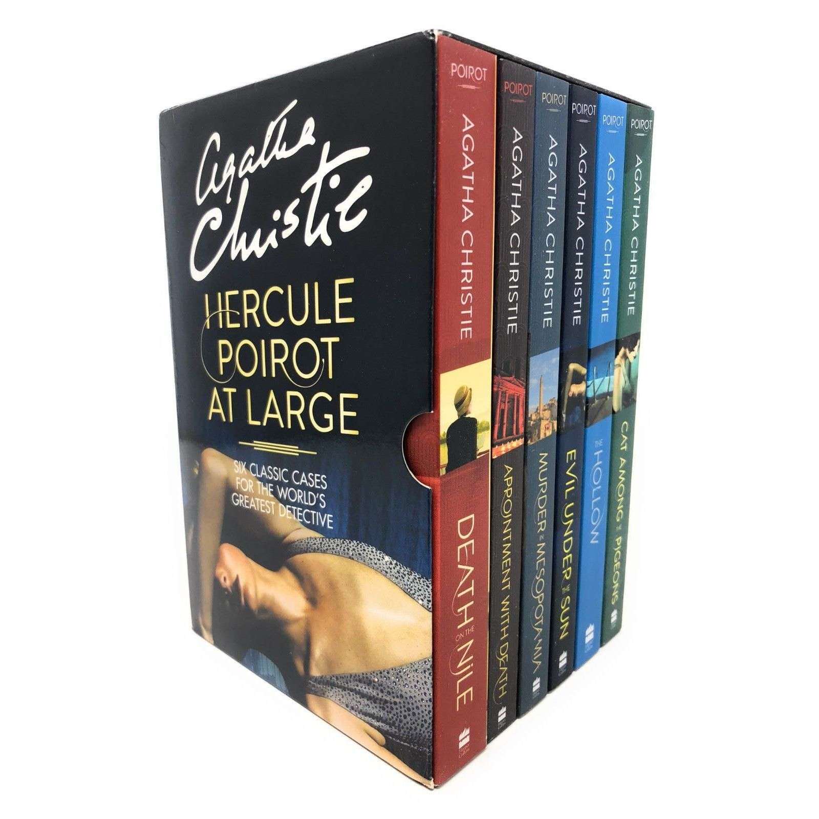 Hercule Poirot Mysteries 6 Books Collection Agatha Christie Classic Bo ...