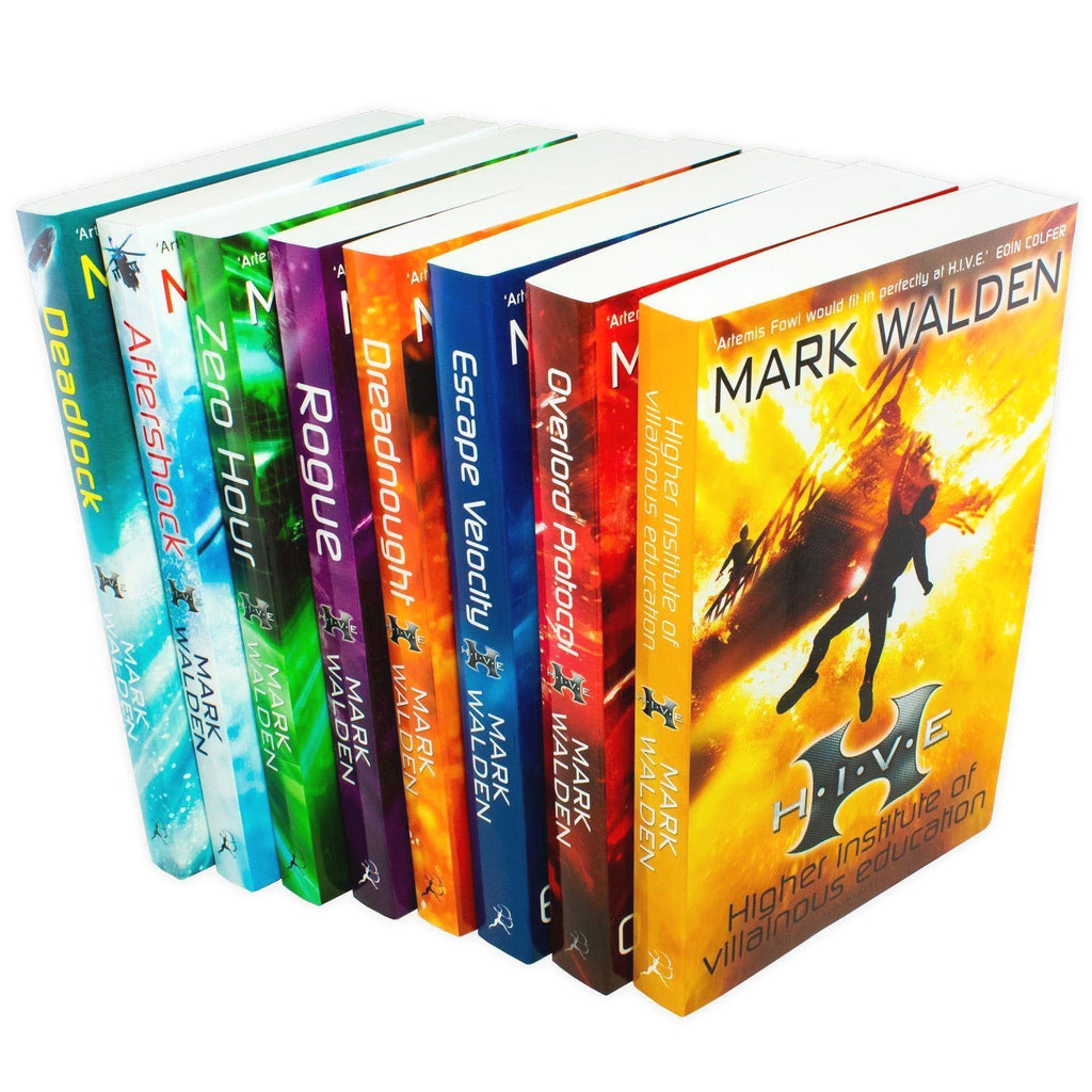 Mark Walden HIVE Collection 8 Books Set H.I.V.E Series - Deadlock, Aft ...